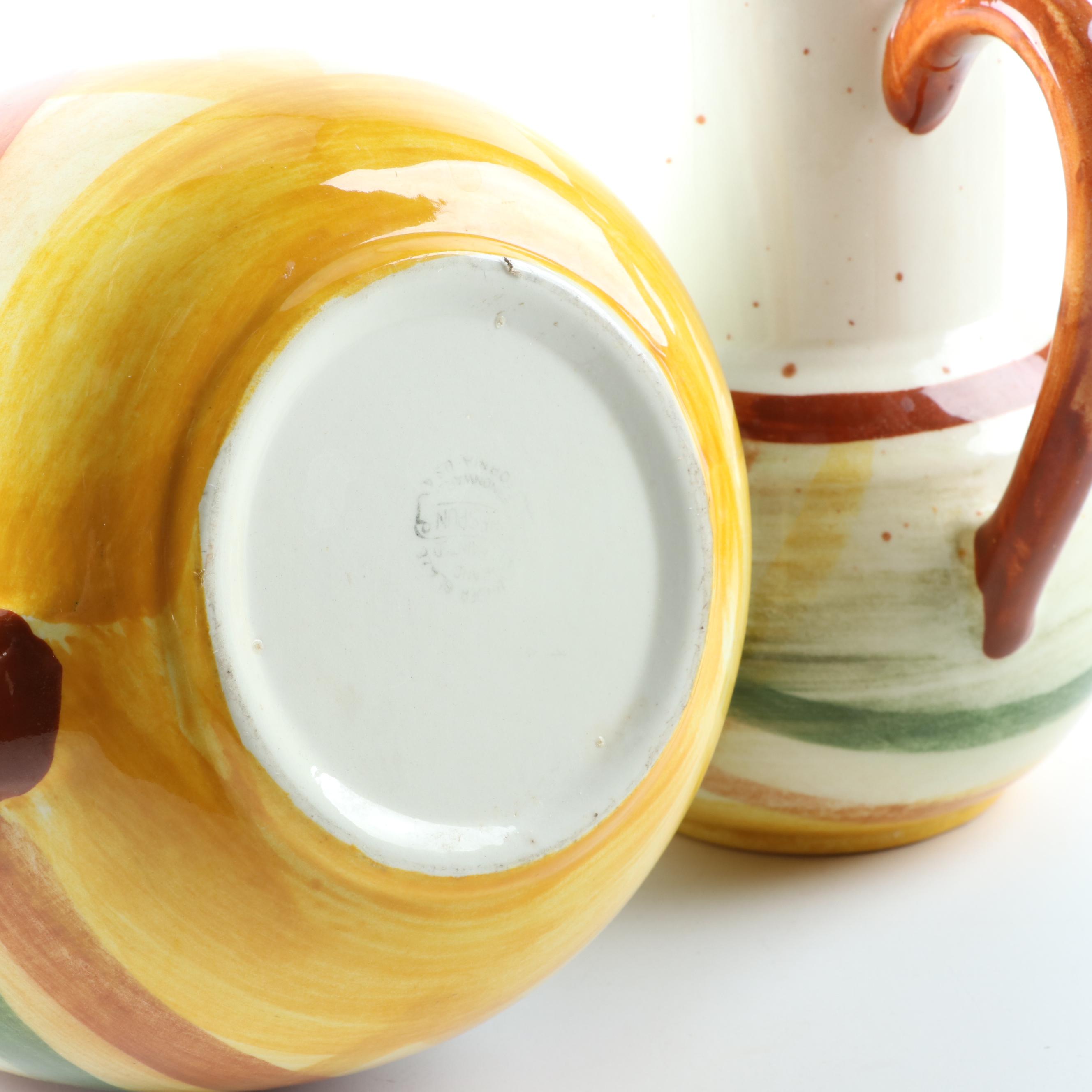 Metlox-Vernonware "Homespun" Plaid Dinnerware, 1948–1958 | EBTH