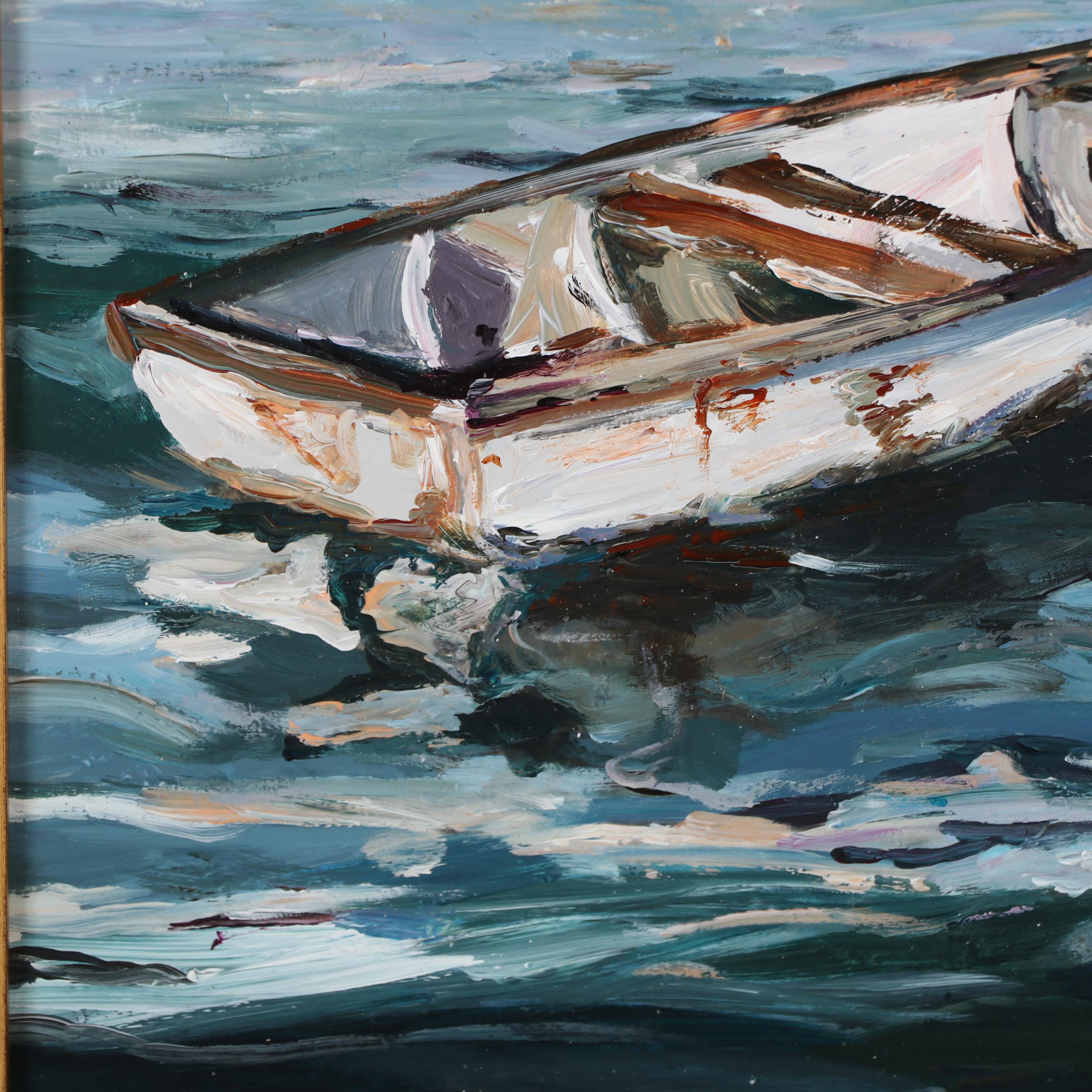 Adam Deda Oil Painting "The Row Boat," 2021 | EBTH