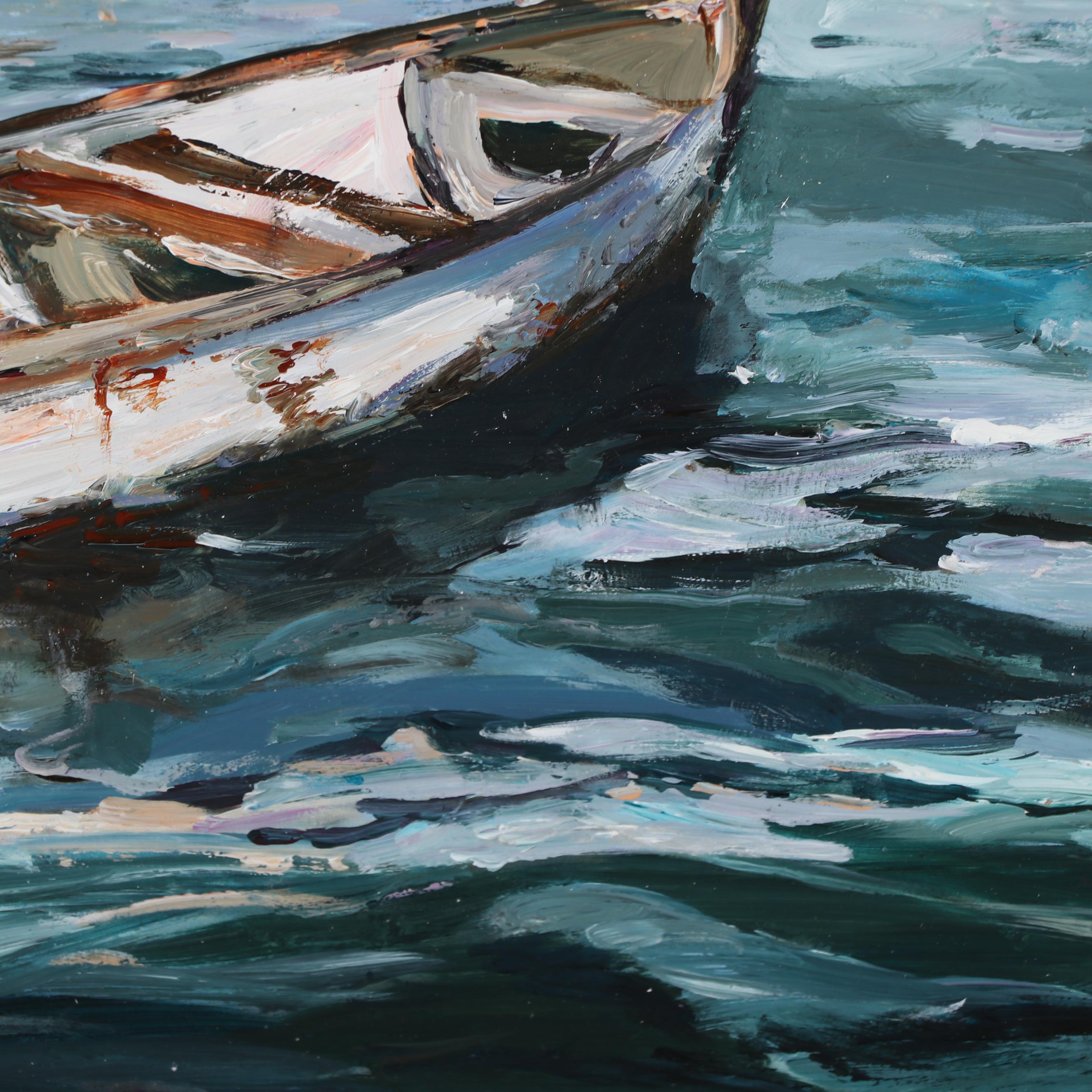 Adam Deda Oil Painting "The Row Boat," 2021 | EBTH