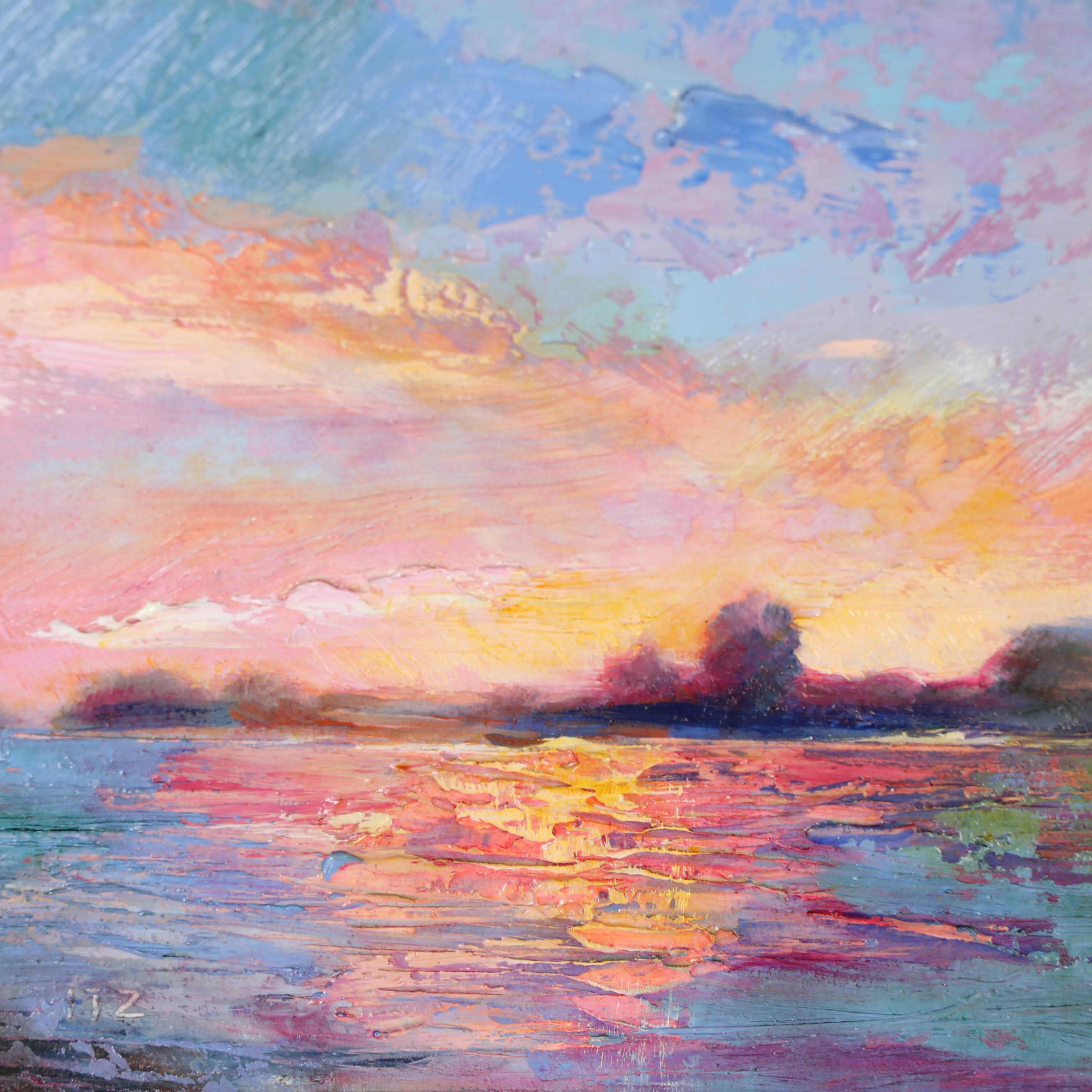 Charlotte Fitzgerald Sunset Oceanscape Oil Painting, 21st Century | EBTH
