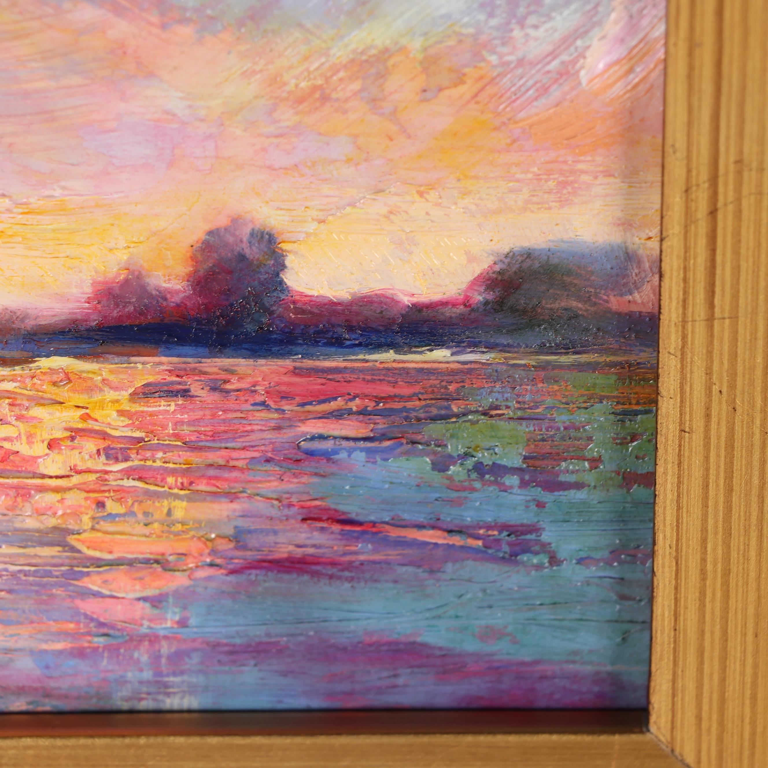 Charlotte Fitzgerald Sunset Oceanscape Oil Painting, 21st Century | EBTH