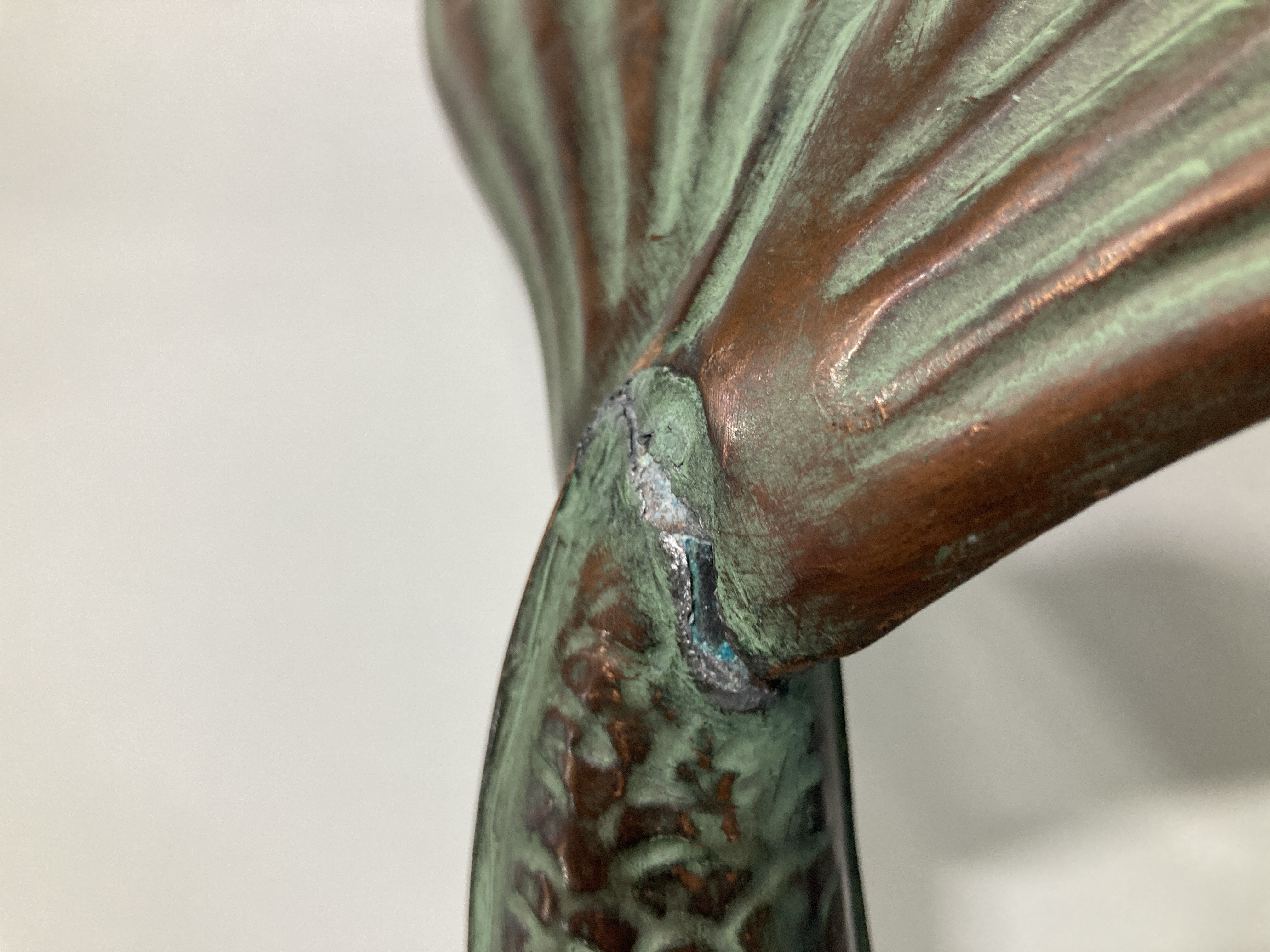 Copper and Metal Figural Mermaid Hanging Sign | EBTH