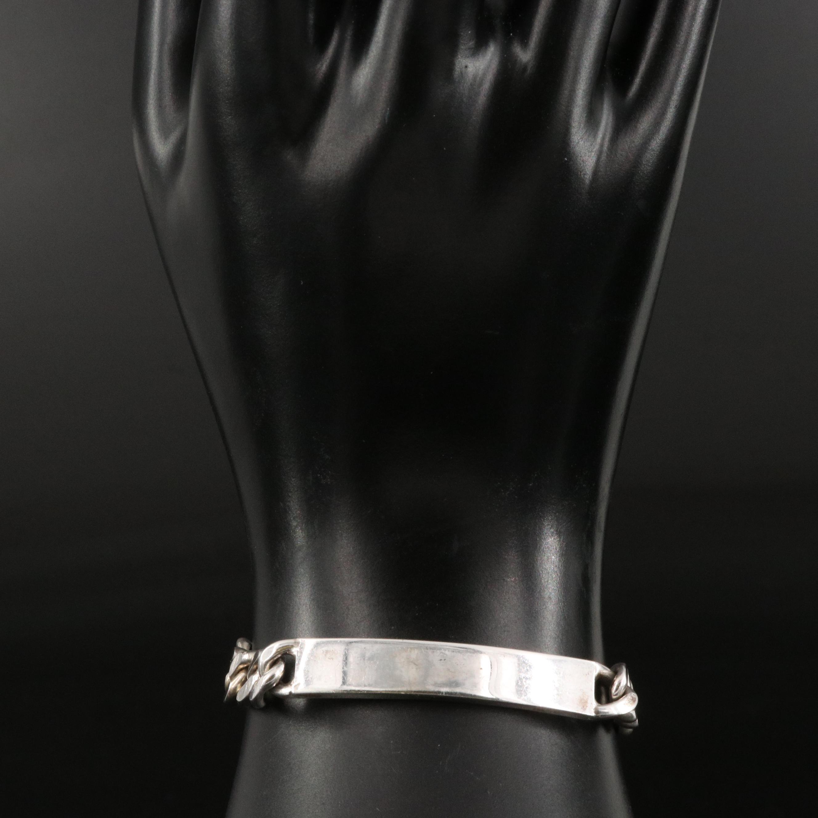 Sterling Silver ID Bracelet | EBTH