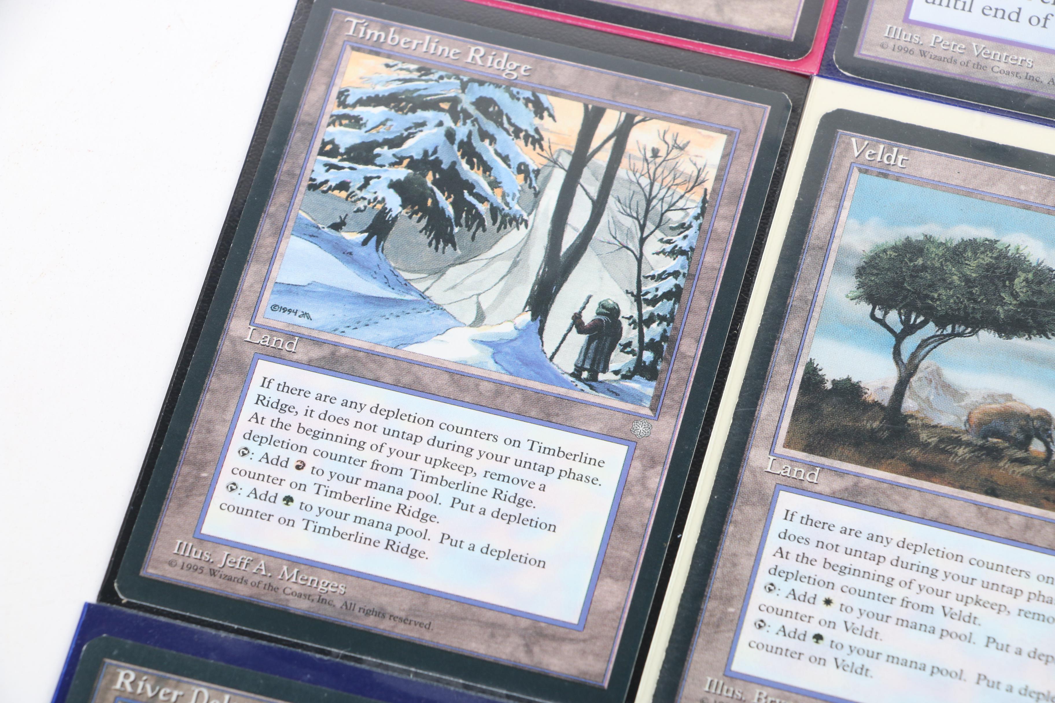 "Magic: The Gathering" Reserved List Land Cards Including "Winding ...