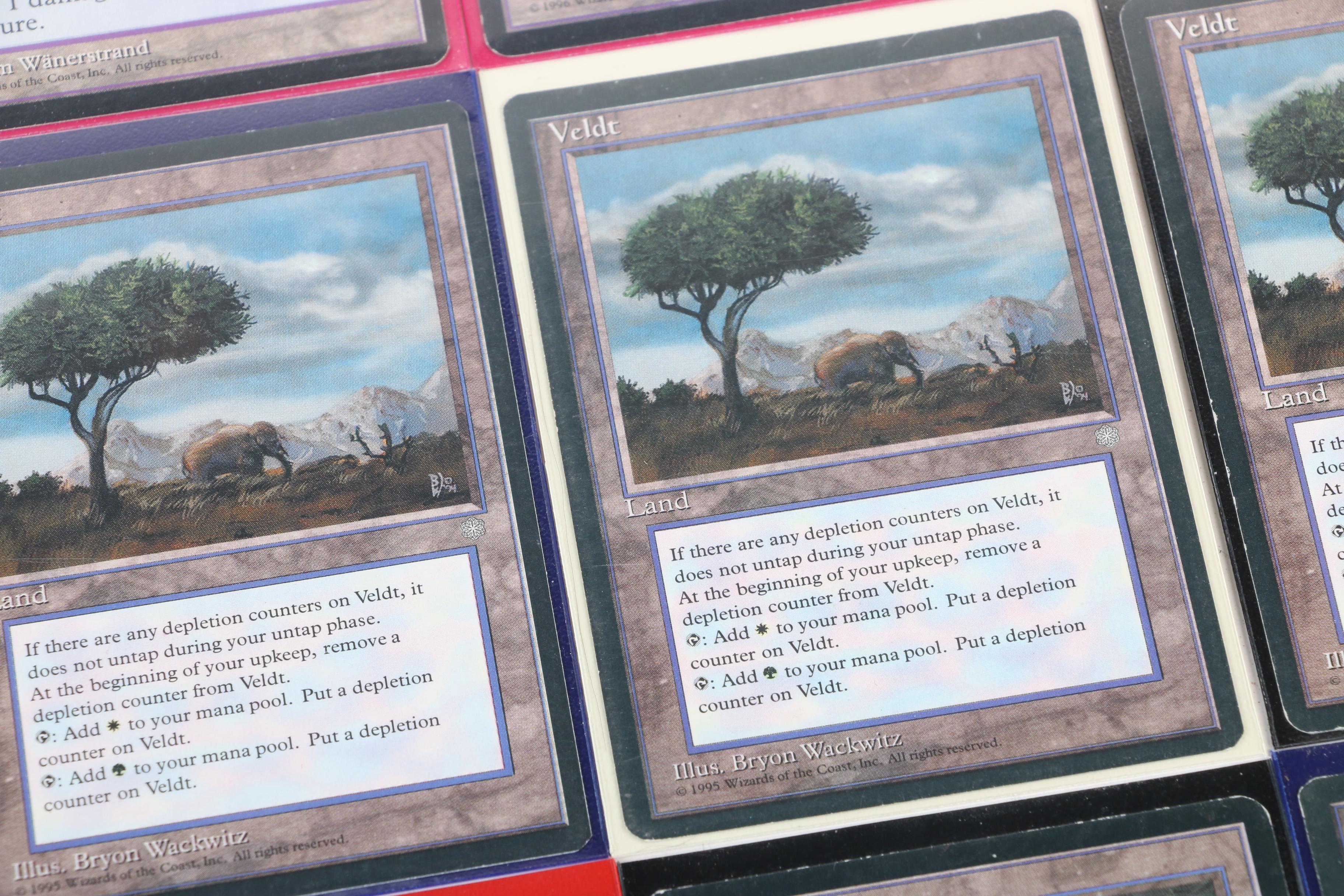 "Magic: The Gathering" Reserved List Land Cards Including "Winding ...