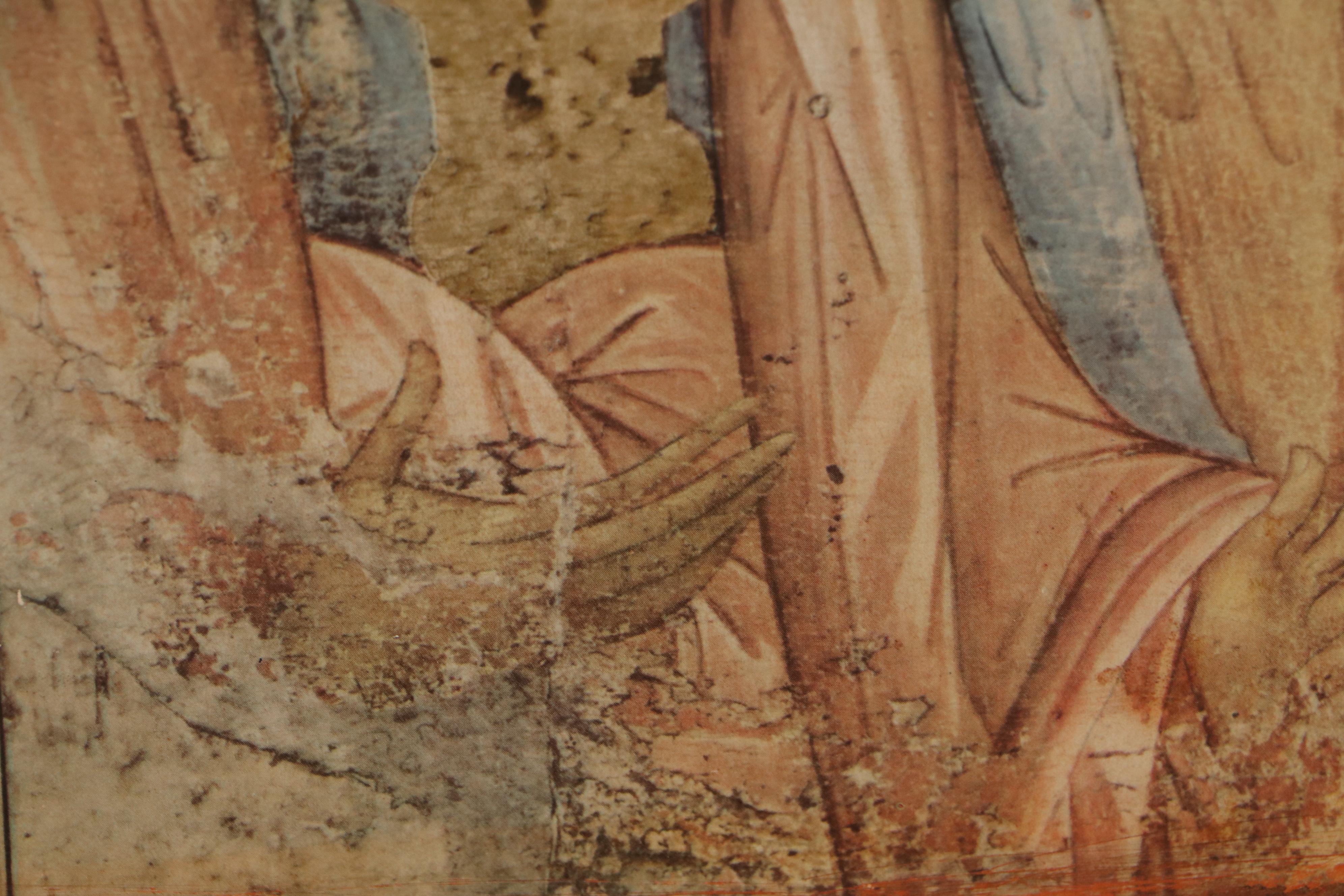 Russian Orthodox Style Offset Lithograph Icon of Saint Michael | EBTH