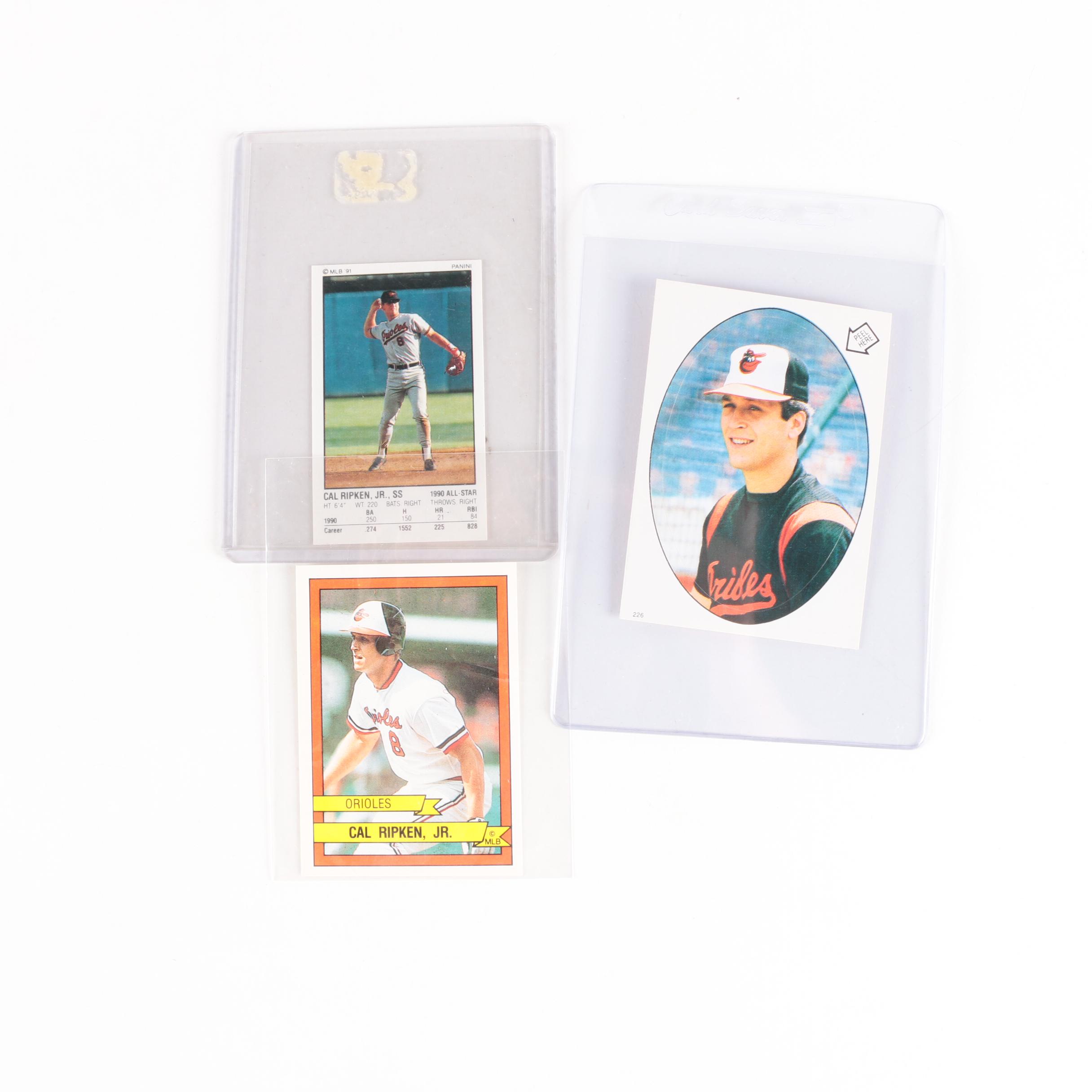 Cal Ripken, Jr. Baseball Cards Including 23 Karat All-Gold Sculptured ...