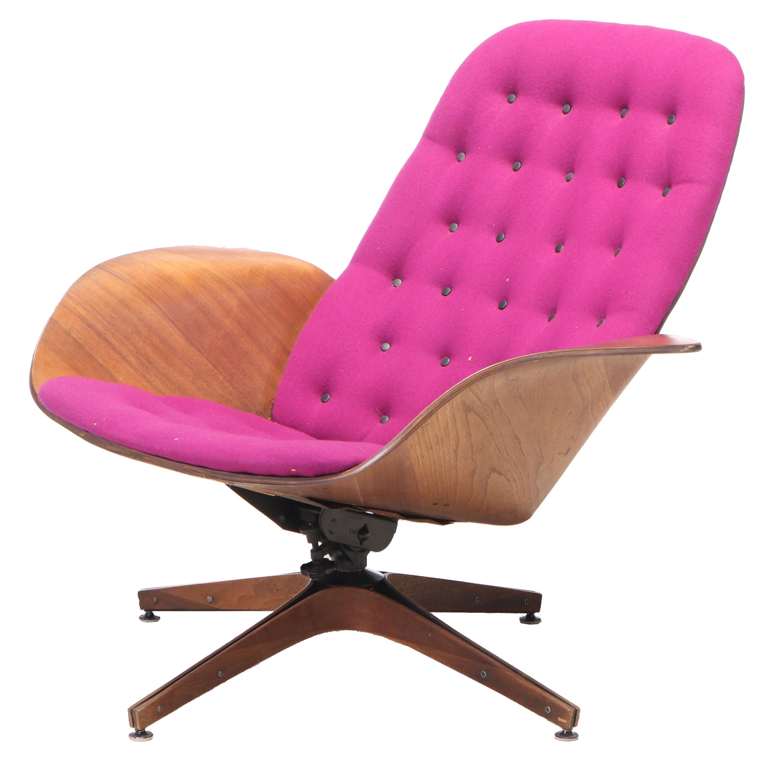 Plycraft "Mr. Chair" Mid Century Modern Laminated Walnut Lounge Chair ...
