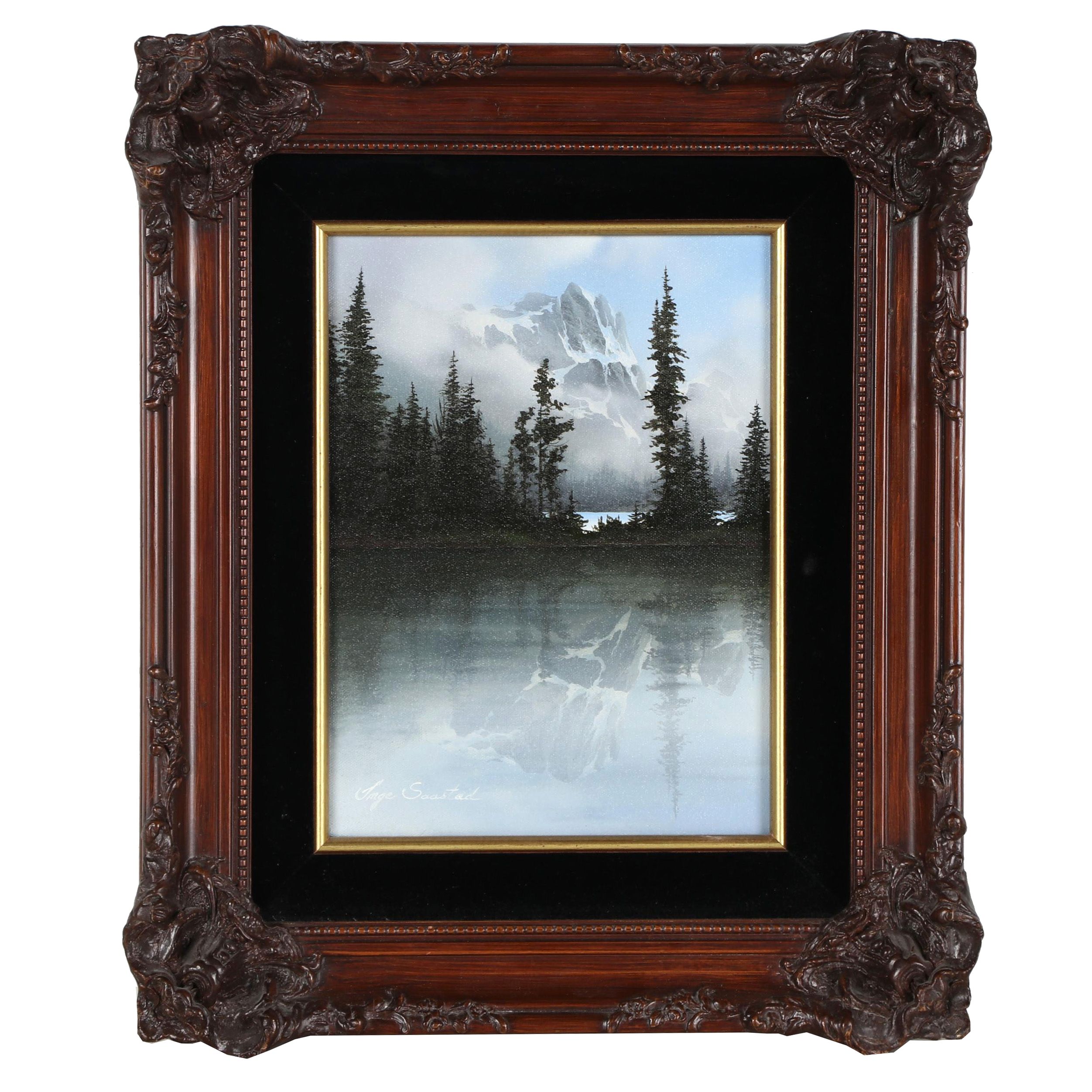 Marc Inge Saastad Mountain Landscape Oil Painting, 21st Century | EBTH