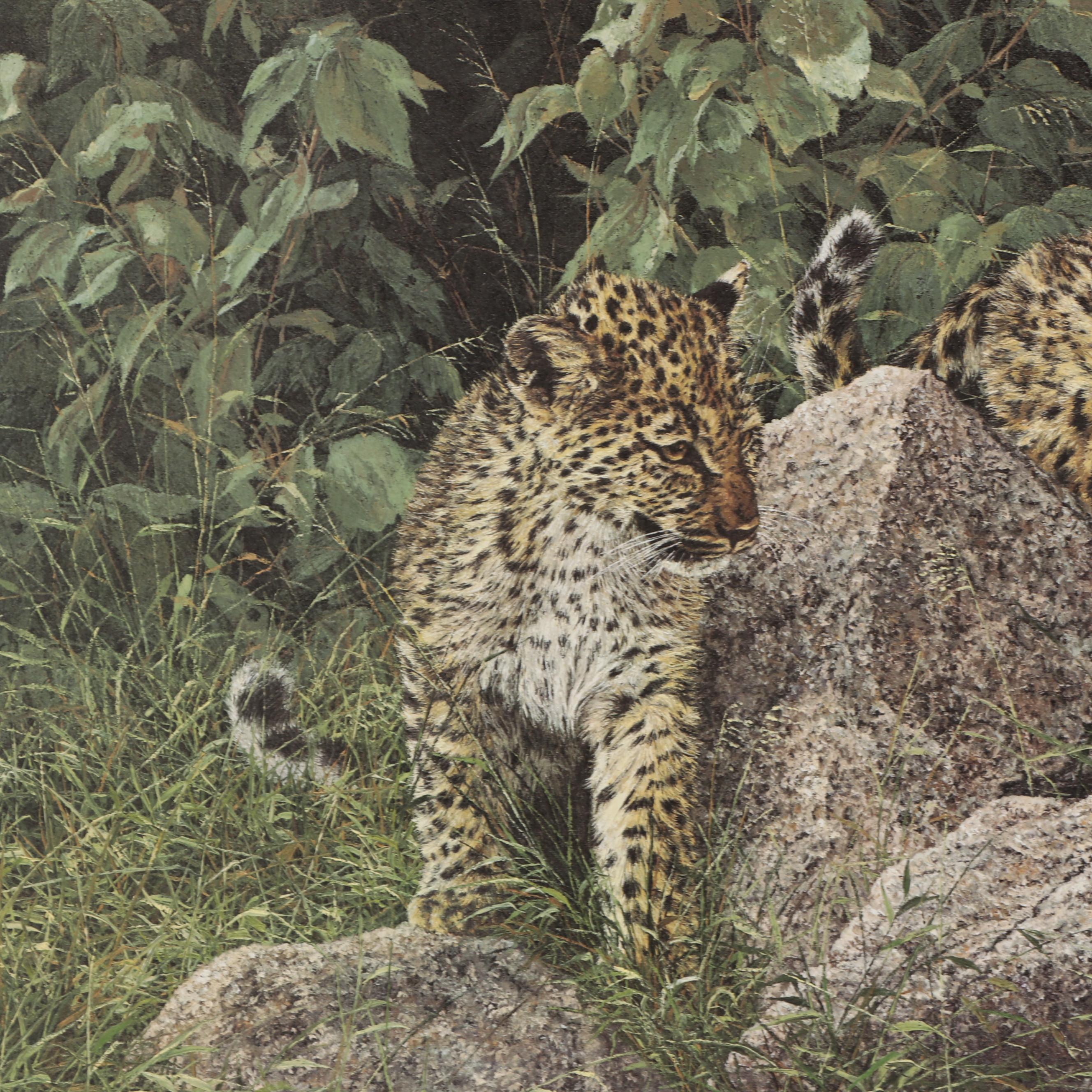 Simon Combes Offset Lithographs of African Cats | EBTH