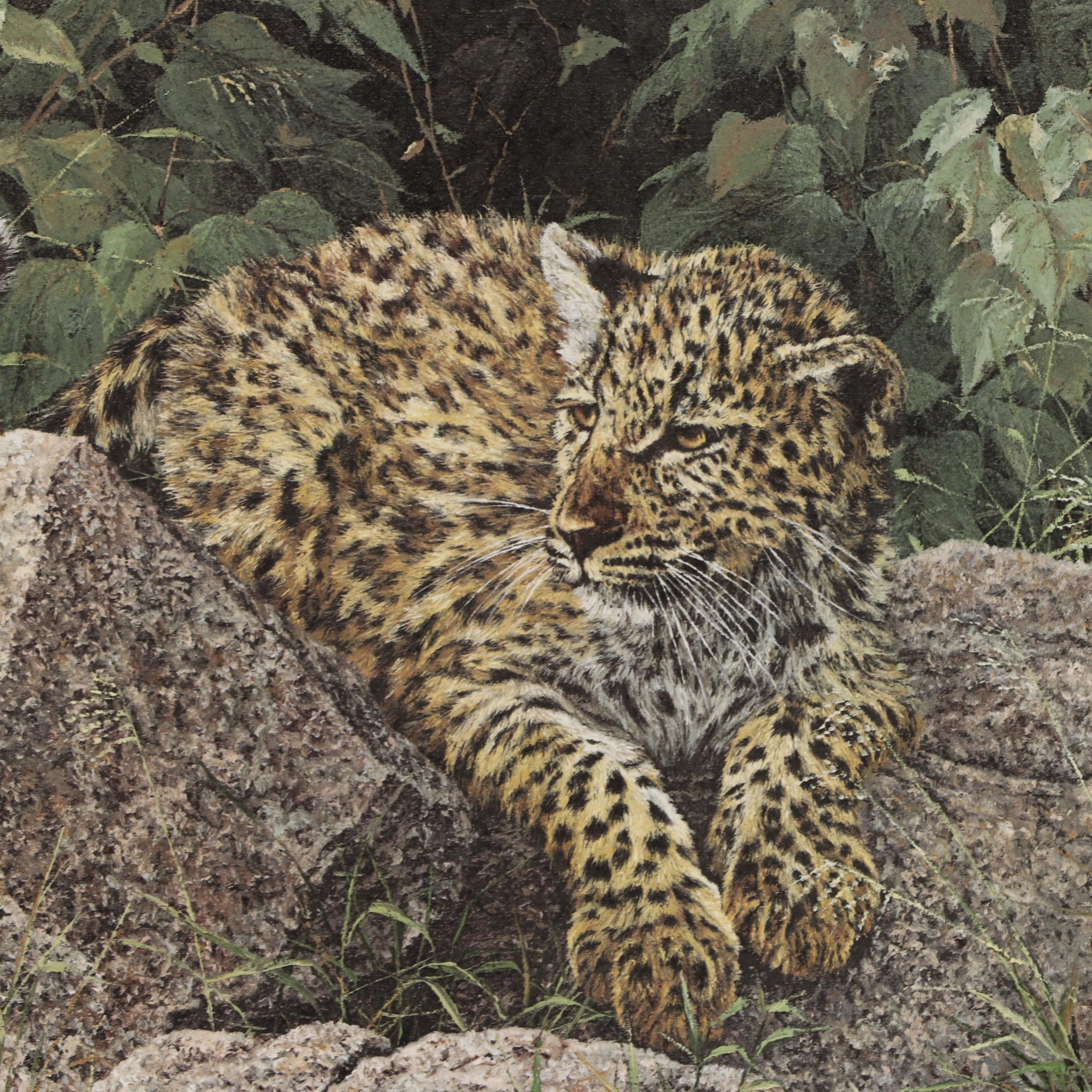 Simon Combes Offset Lithographs of African Cats | EBTH