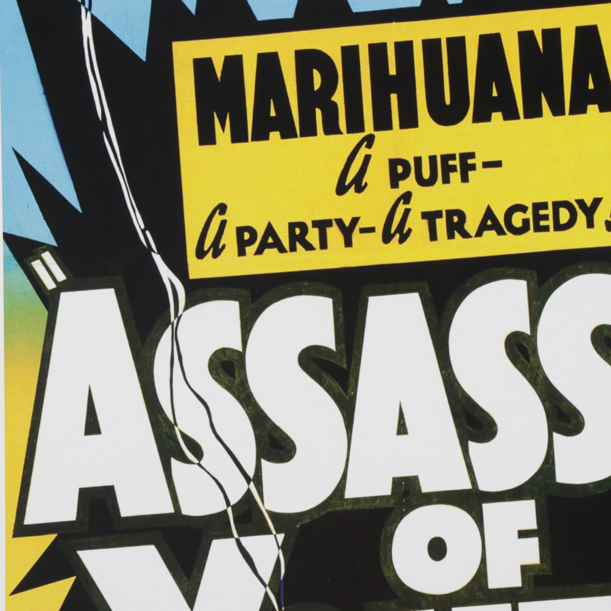 Giclée After Marijuana Propaganda Film Poster "Assassin of Youth," 21st ...