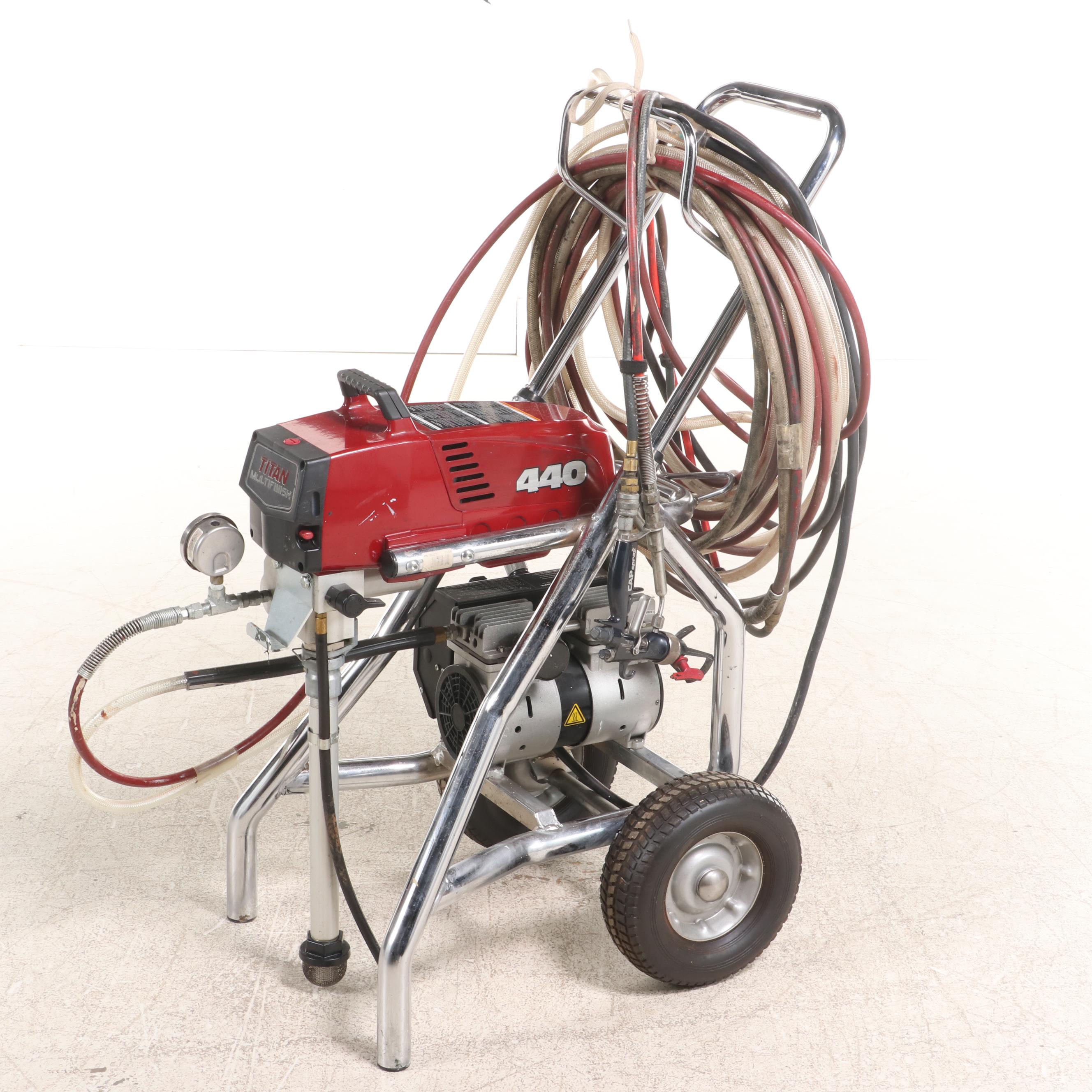 Titan MultiFinish 440 Air Assisted Paint Sprayer and Sears Tool Box | EBTH