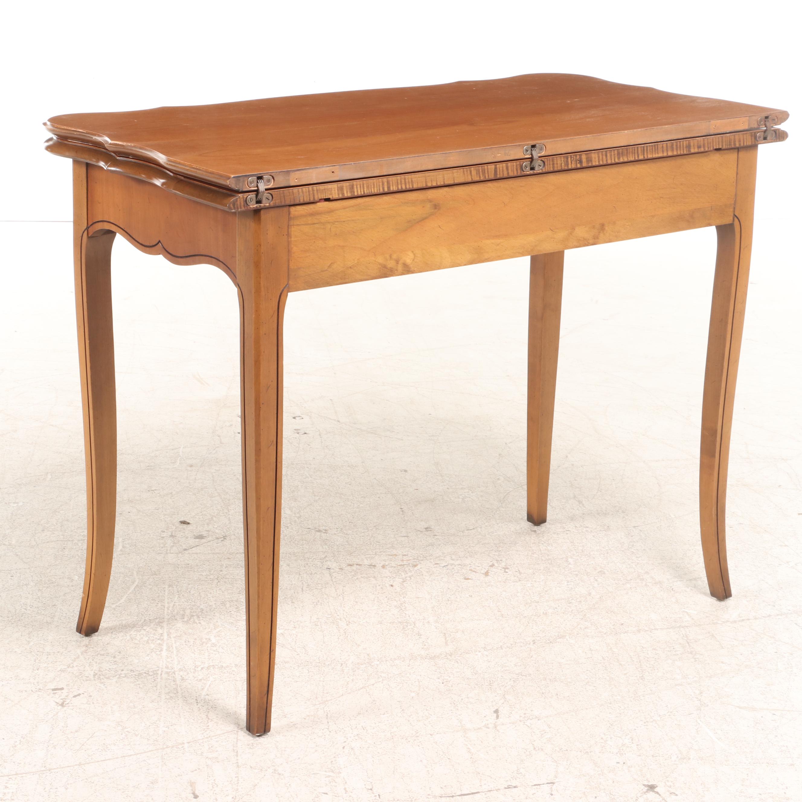 Extensole Corp. French Provincial Style Cherrywood Extending Games ...