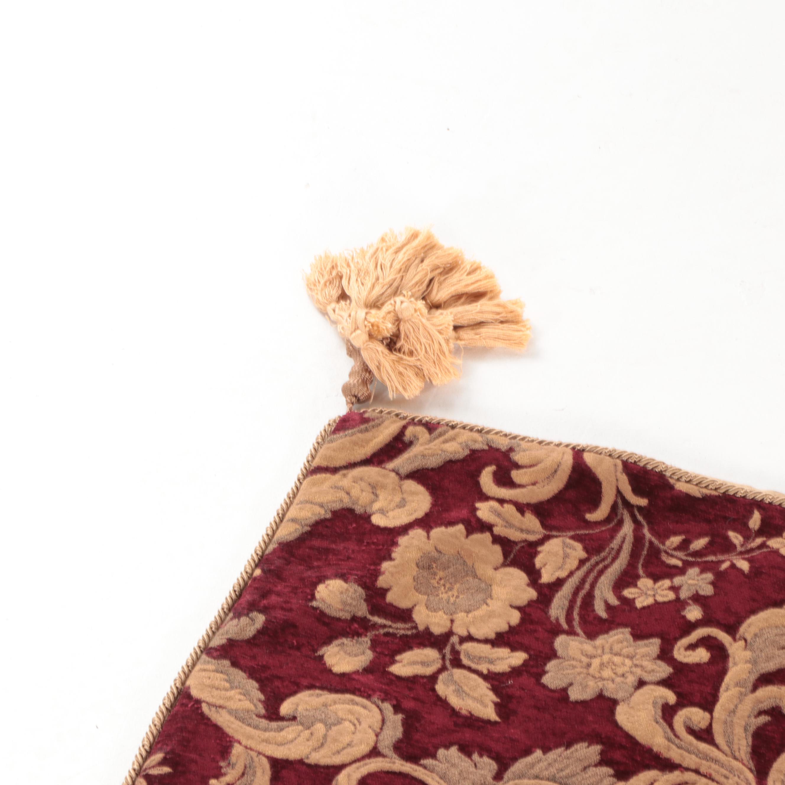 Contemporary King-Size Chenille Brocade Duvet Cover | EBTH