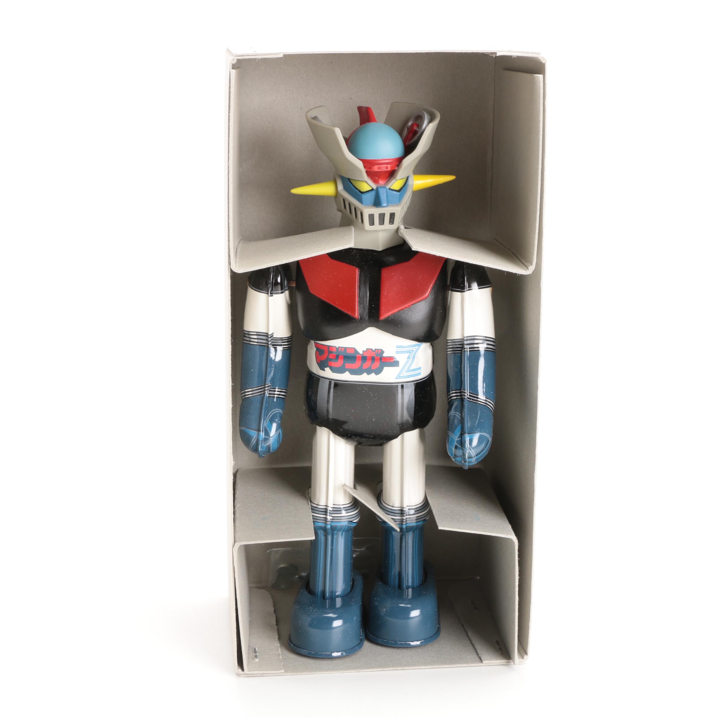 Limited Edition Mazinger Z Wind-Up Walking Tin Toy by Billiken Shokai ...