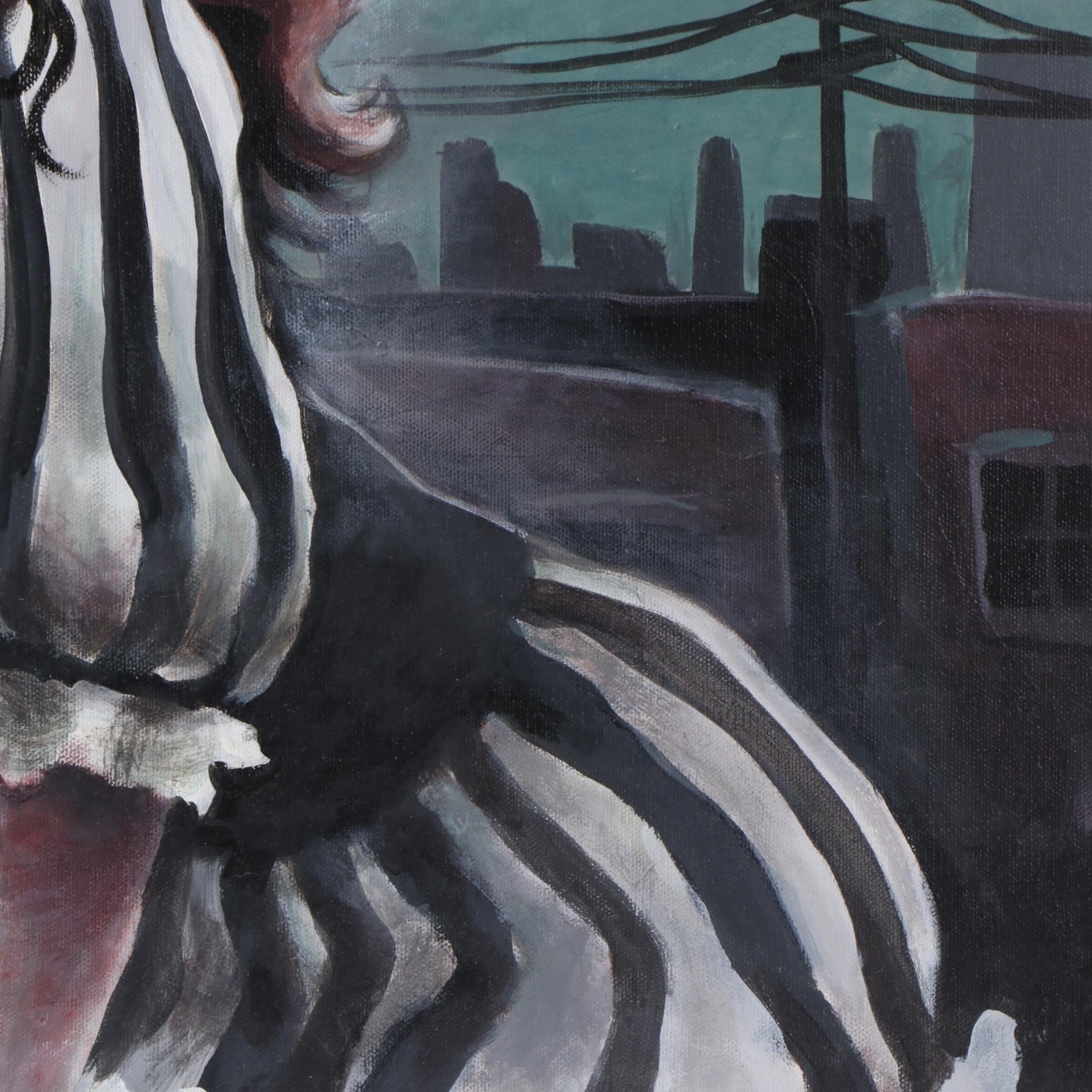 Aaron Wooten Acrylic Painting "The Summer Girl," 2017 | EBTH