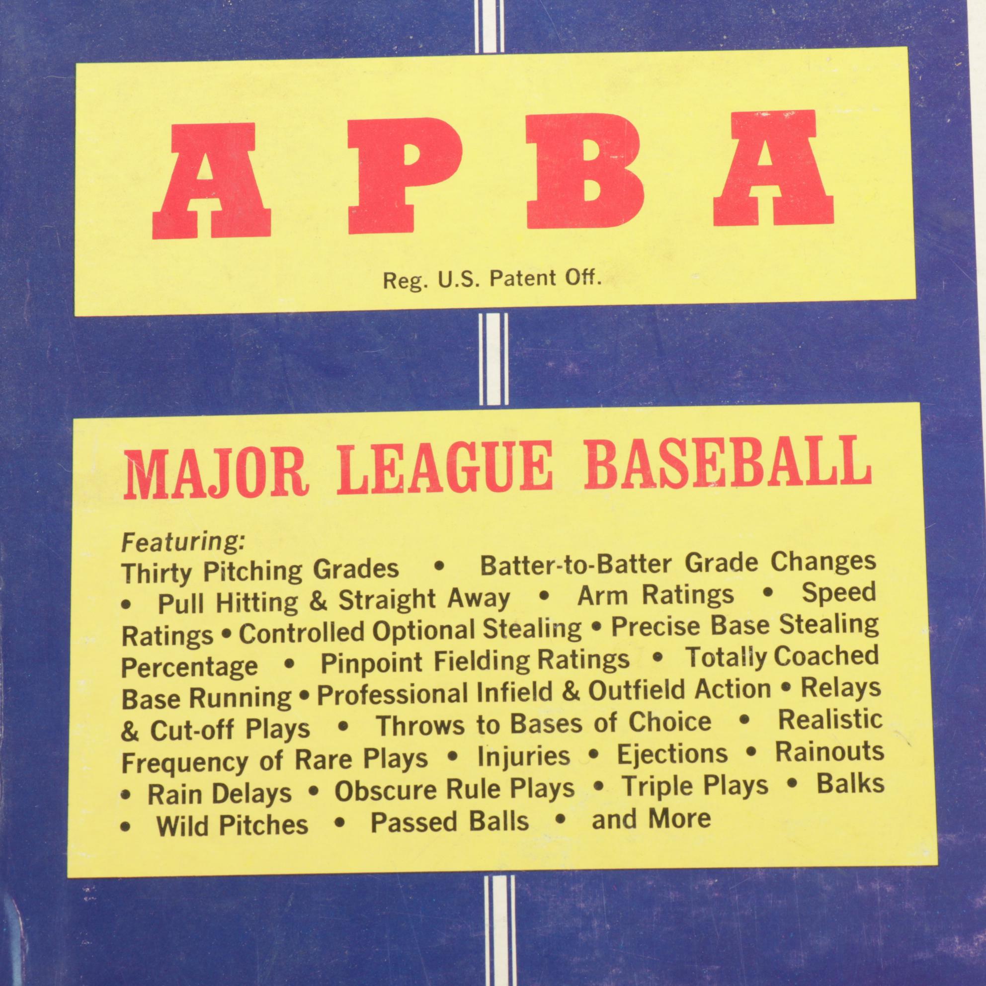 One APBA Board Game and Three Boxes of Team Card Sets | EBTH