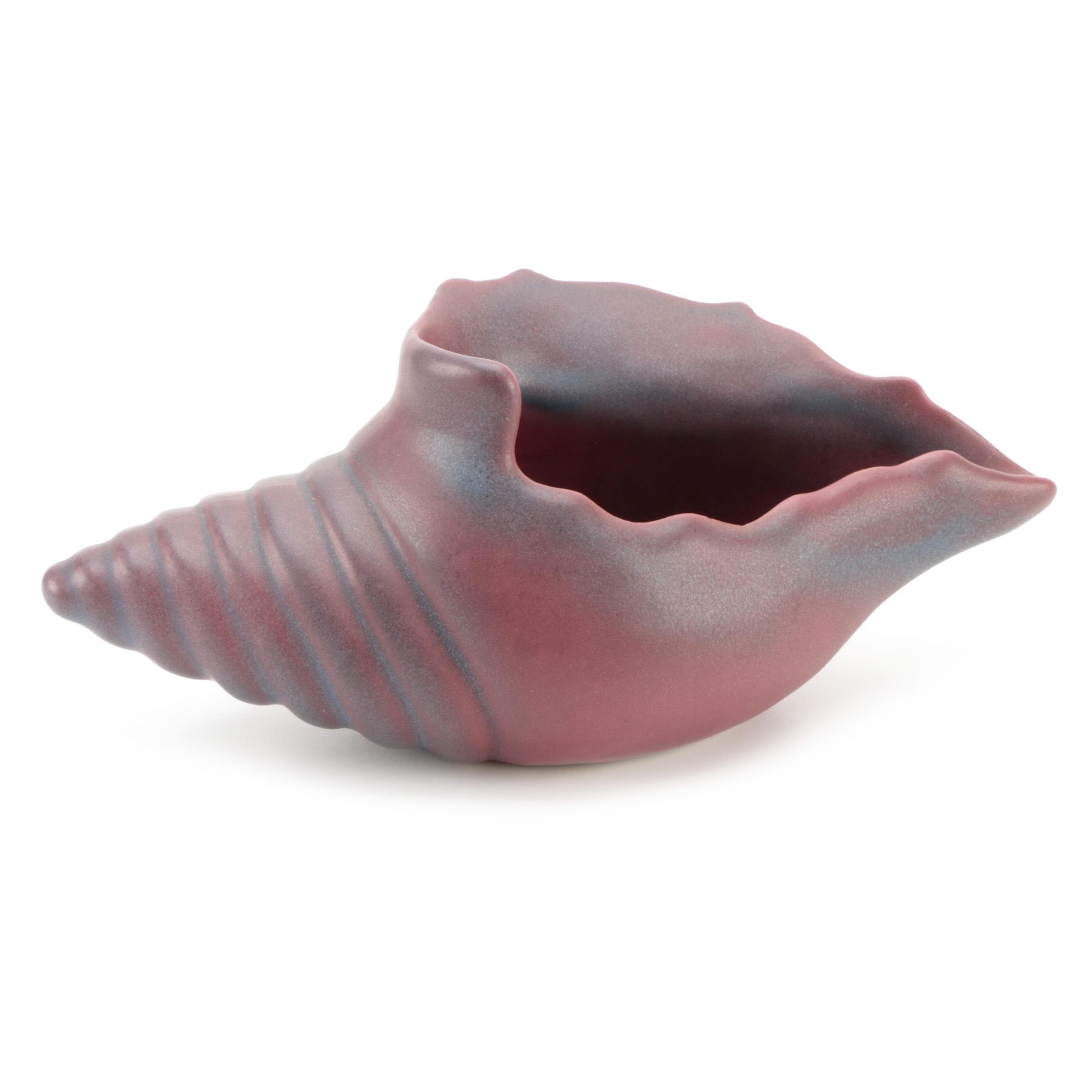 Van Briggle Pottery Mulberry Glazed Conch Shell, Mid-20th Century | EBTH