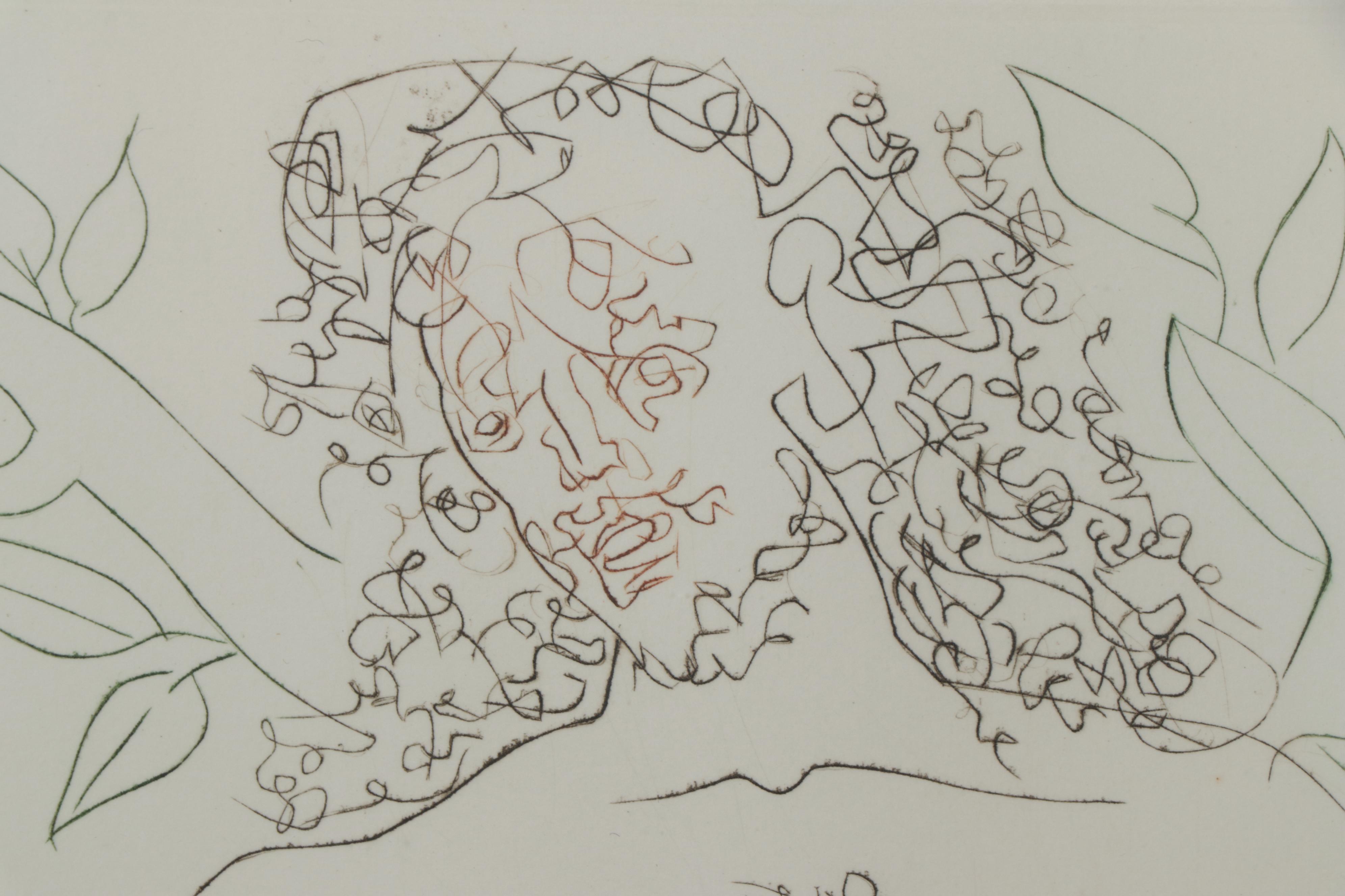 Salvador Dalí Color Etching "Adam and Eve," 1972 | EBTH