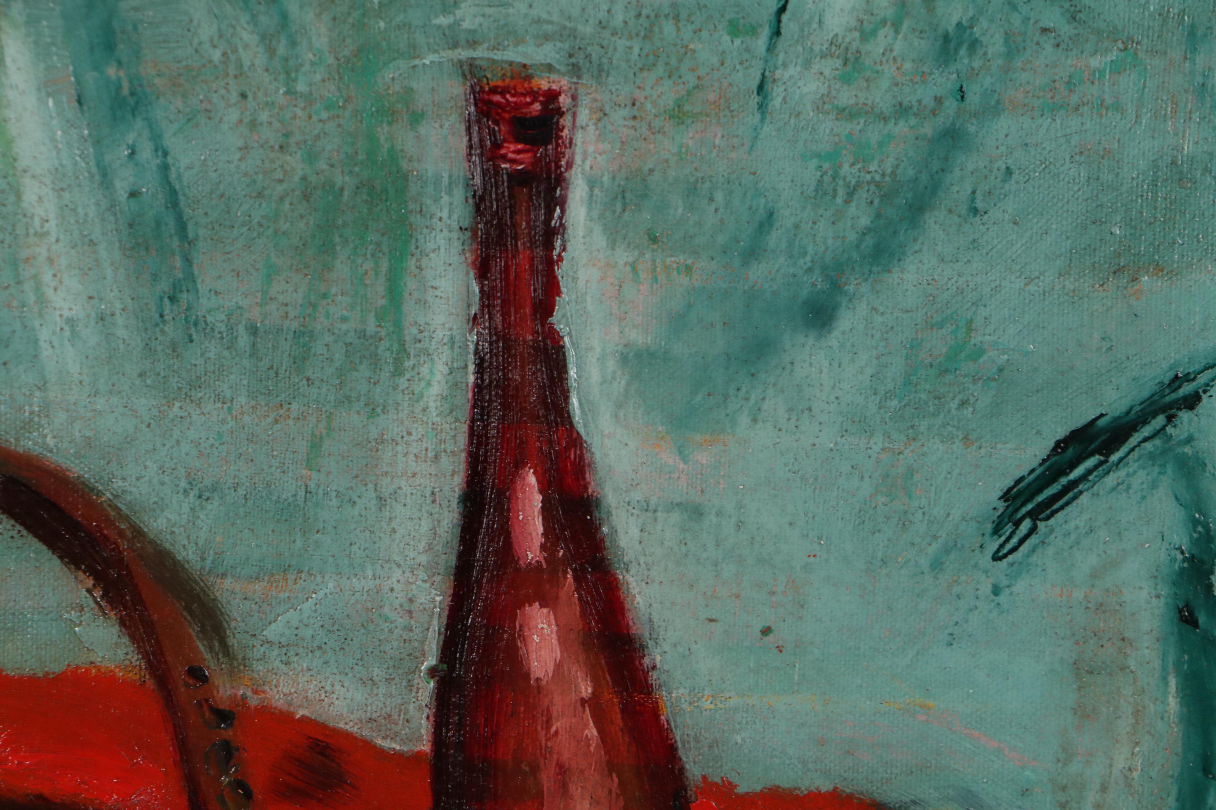 Edgar Yaeger Oil Painting "Woven Basket Still Life," 1933 | EBTH