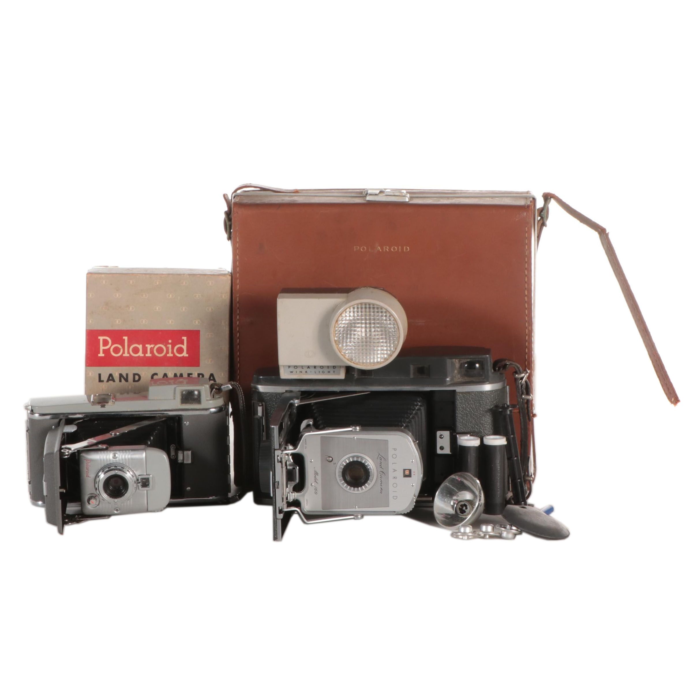 Polaroid Highlander 80 and Model 160 Land Cameras | EBTH