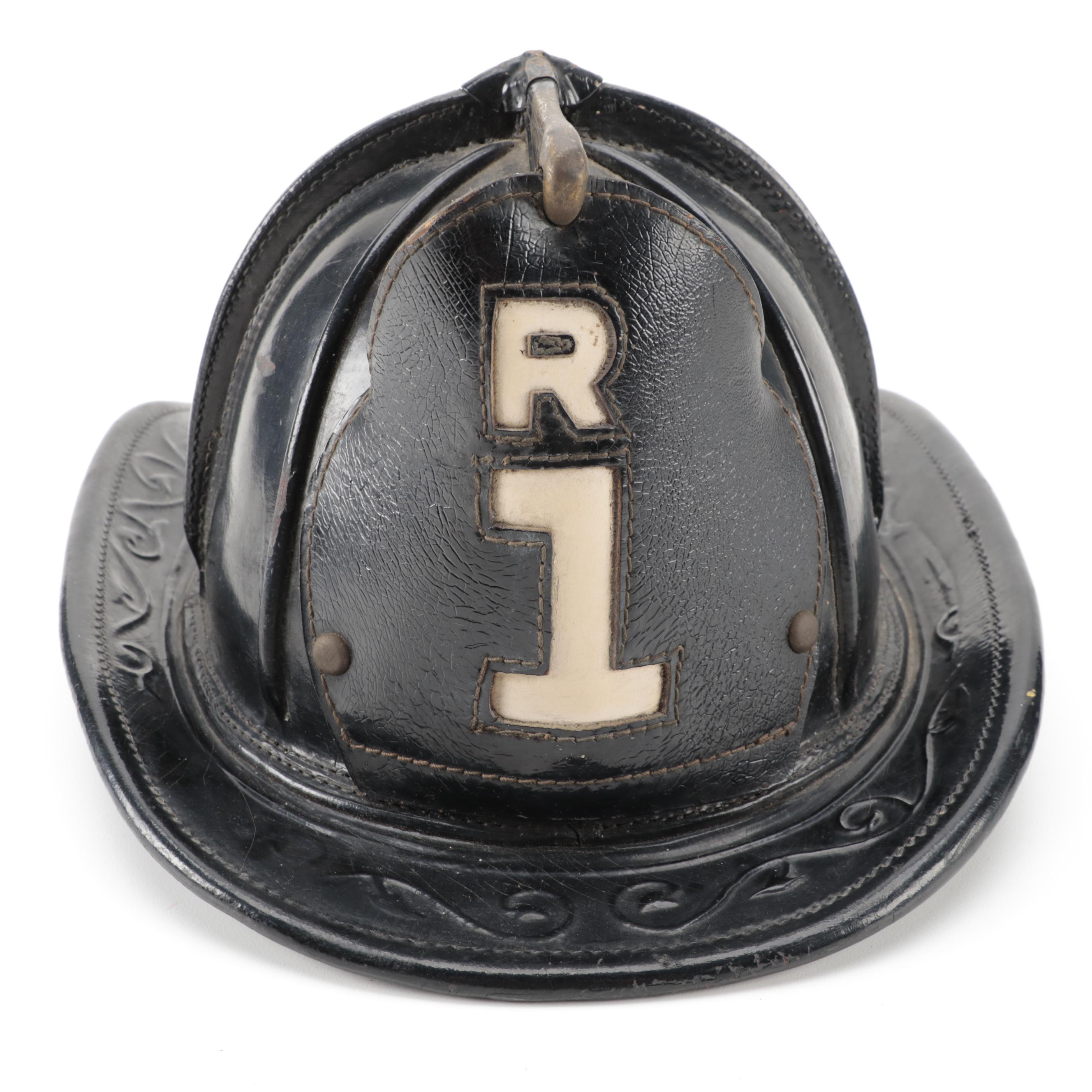 Cairns & Brothers "R 1" Boston Fire Dept. Helmet, Early to Mid 20th C ...