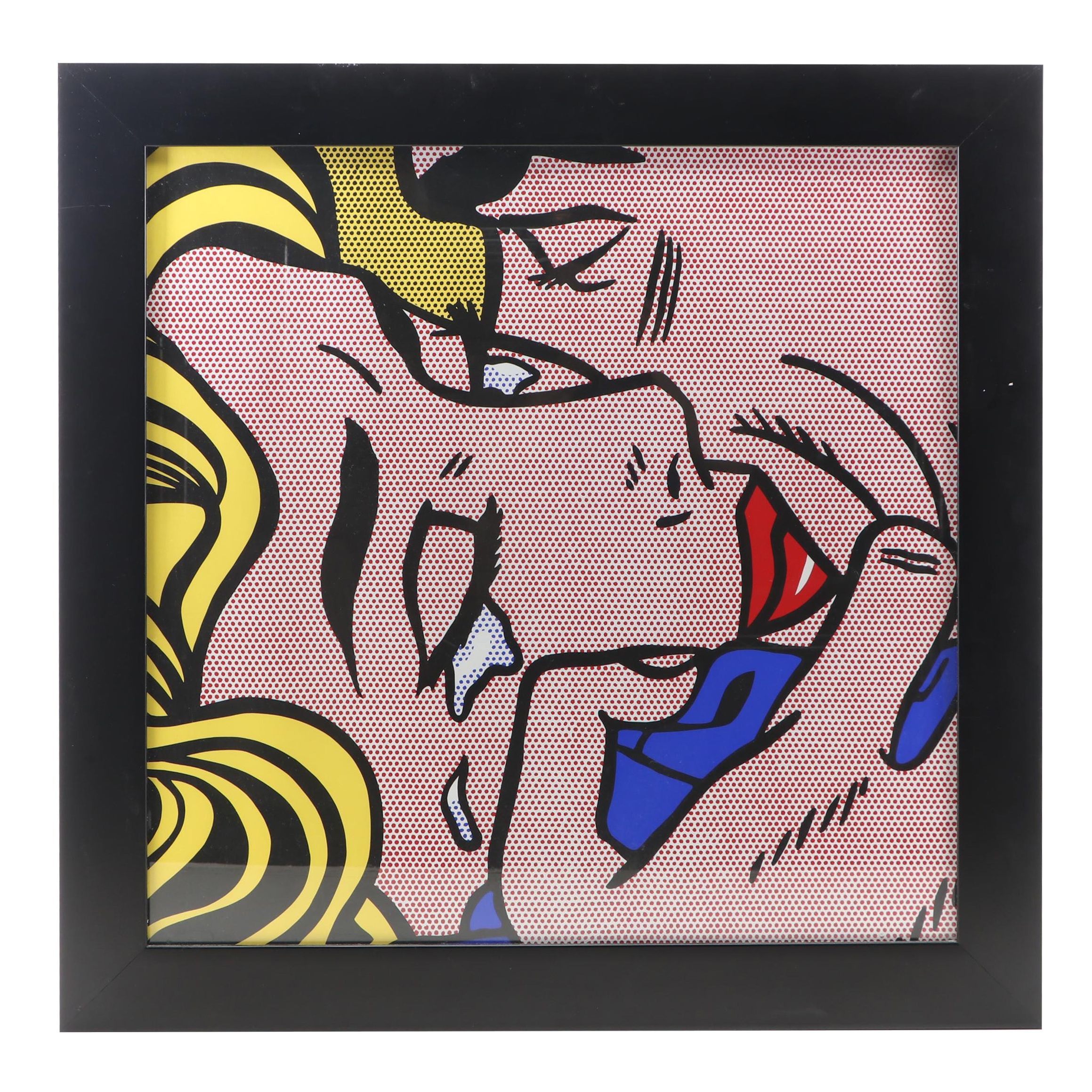 Serigraph After Roy Lichtenstein "Kiss V" | EBTH