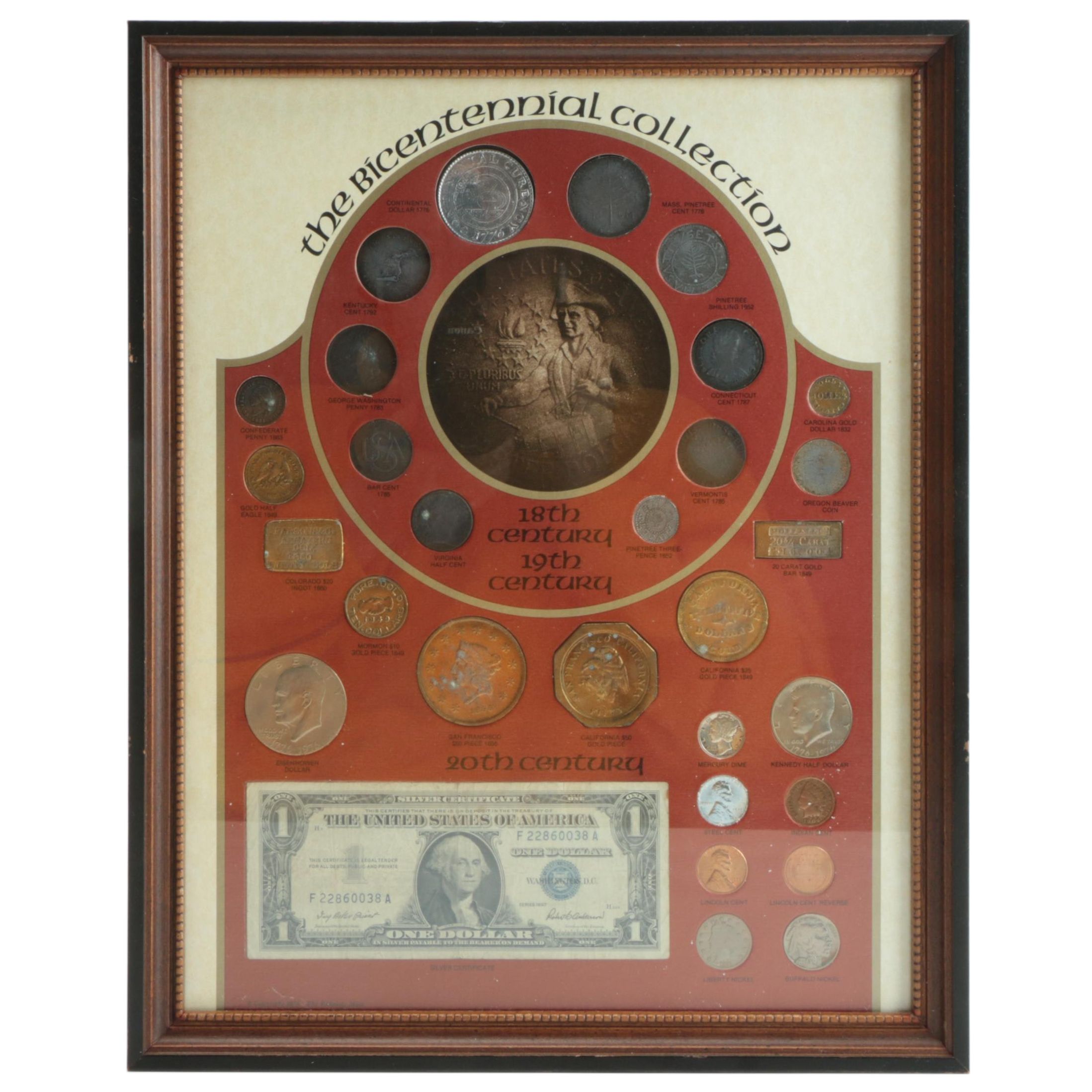 Framed Bicentennial Coin Collection | EBTH