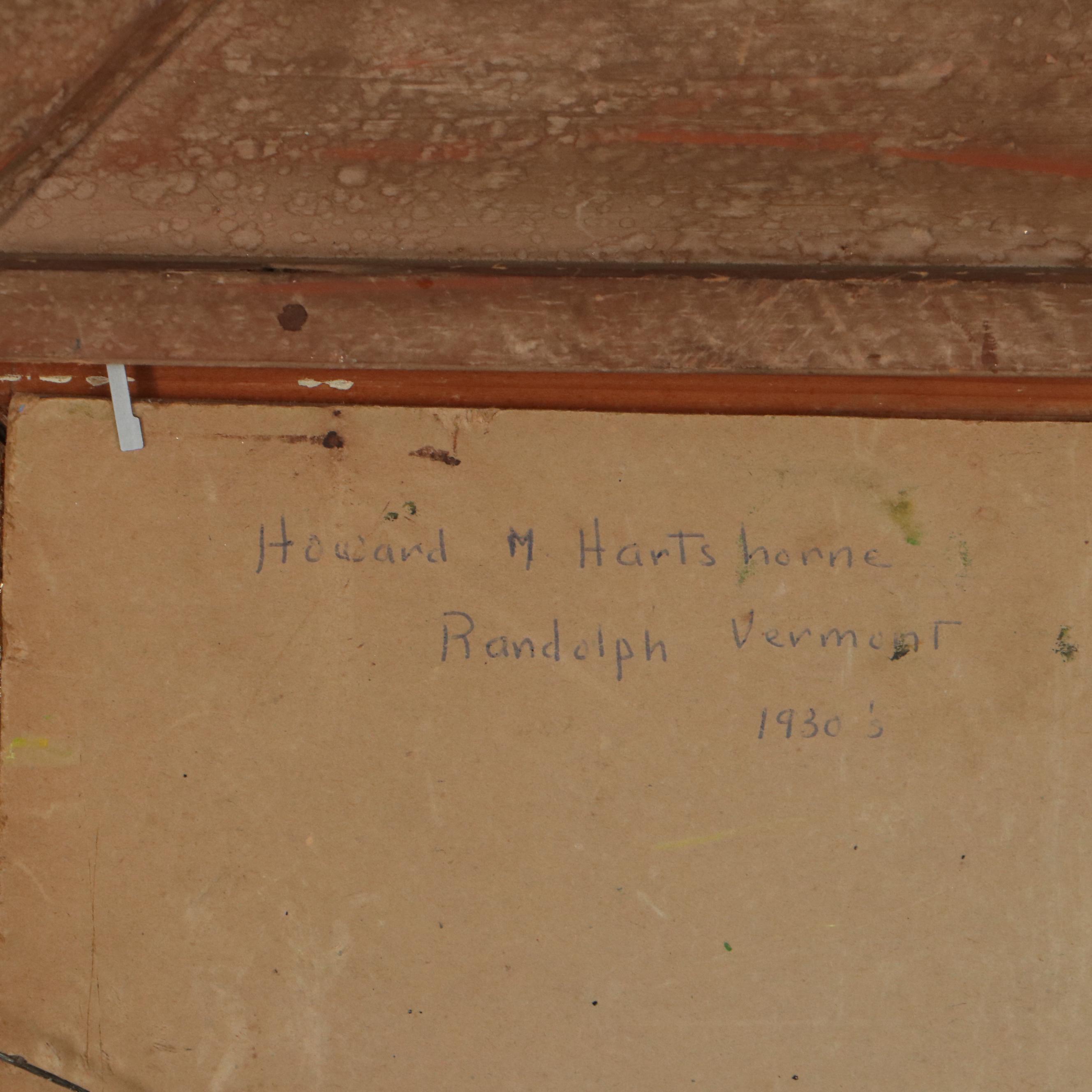 Howard Morton Hartshorne Landscape Oil Painting of Vermont, Circa 1930 | EBTH