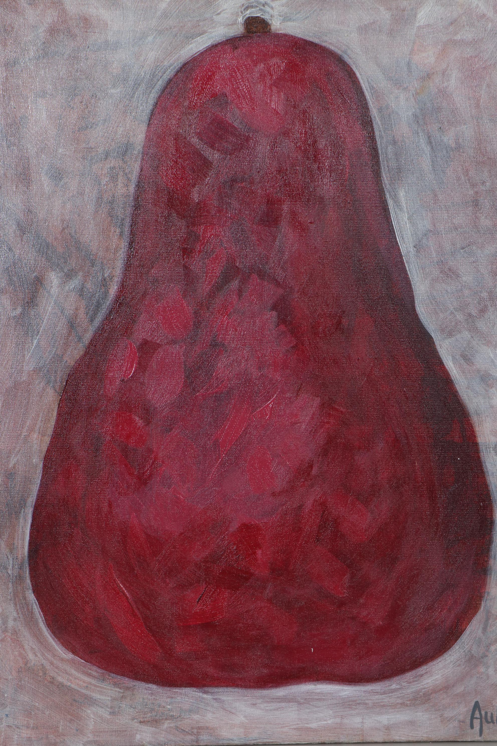 Cassandra Linnea Auker Acrylic Painting "Iconic Pear - Bartlett," 2021 ...