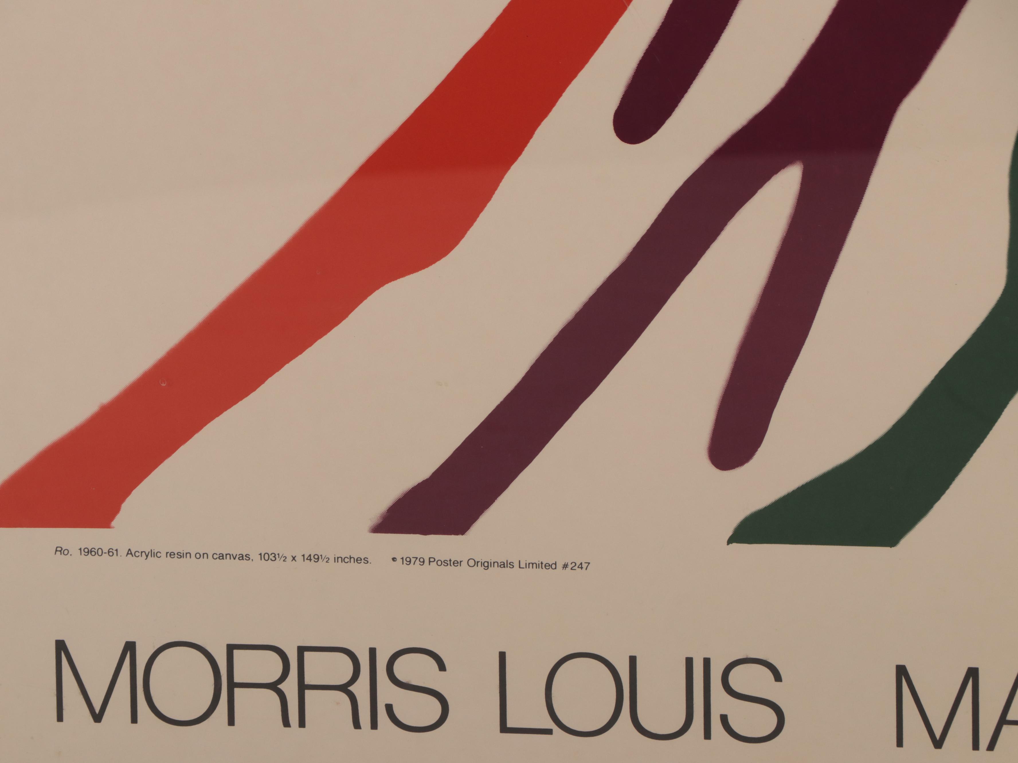 Andre Emmerich Gallery Exhibition Poster for "Morris Louis Major Works ...