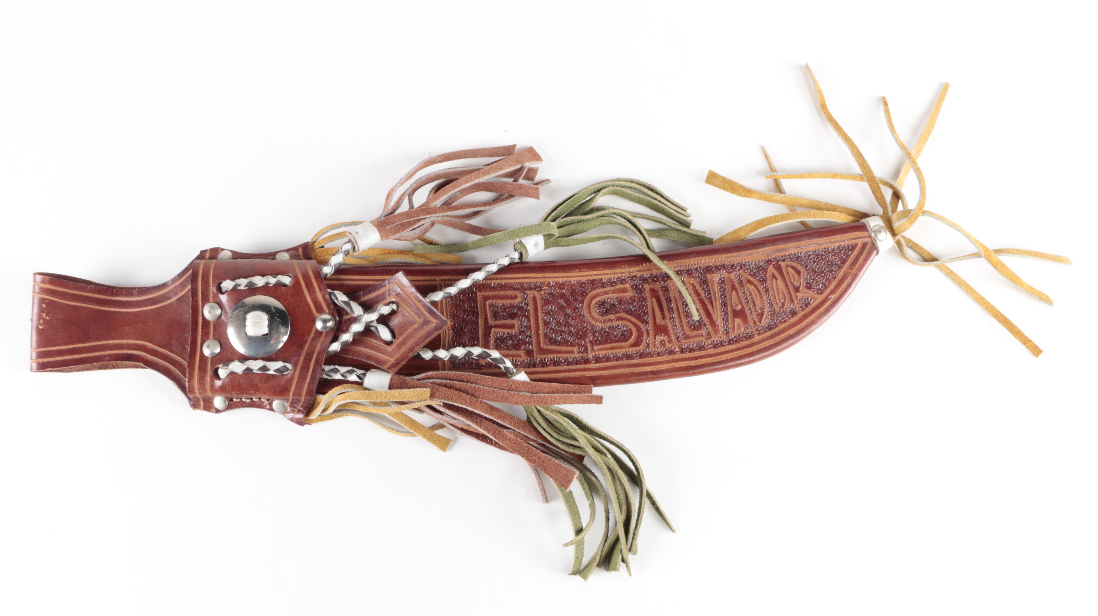 1950s Corneta Hi-Carbon Steel Machete, No. 127, El Salvador with ...