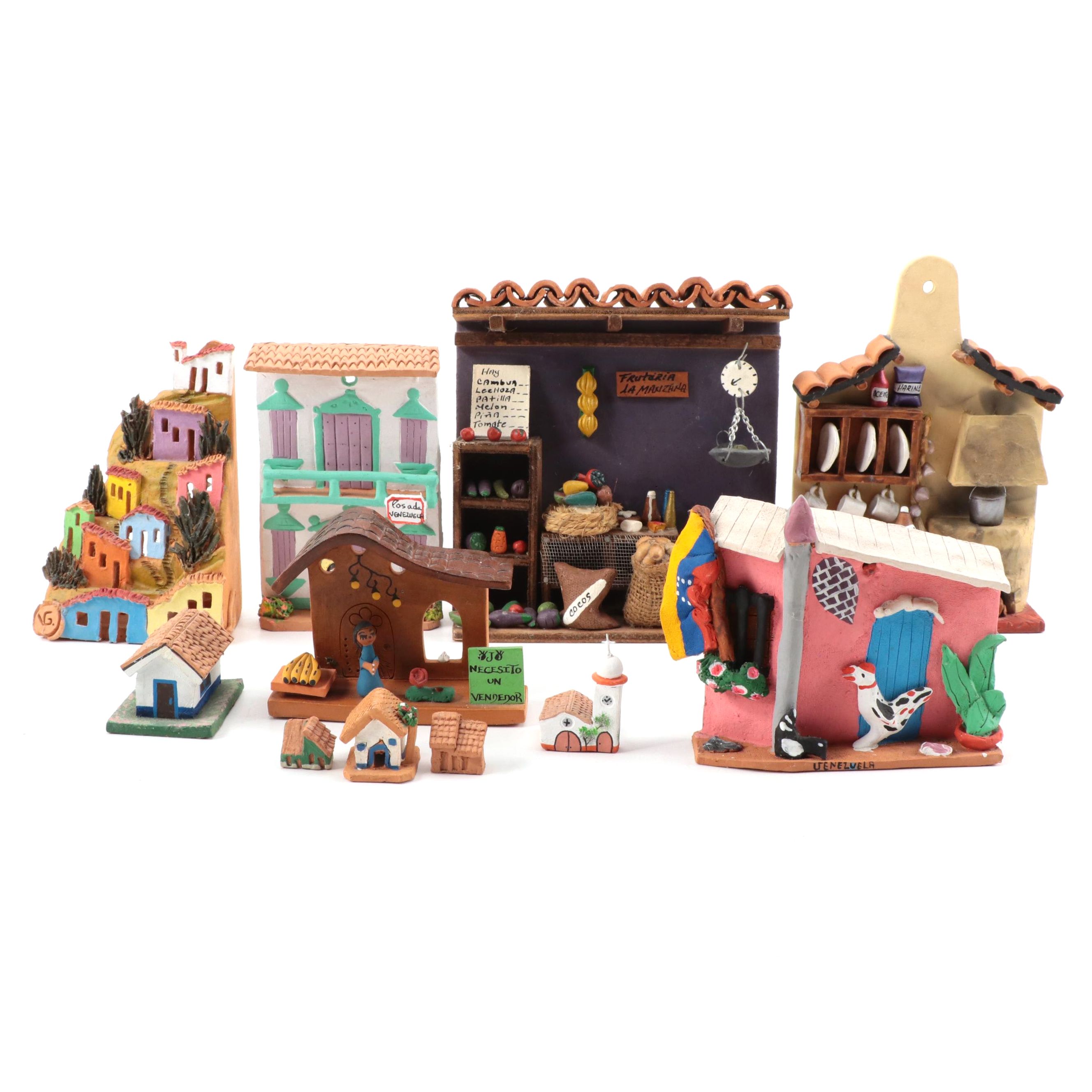 Venezuelan Handcrafted Terracotta Pottery Wall Decor and Figurines | EBTH
