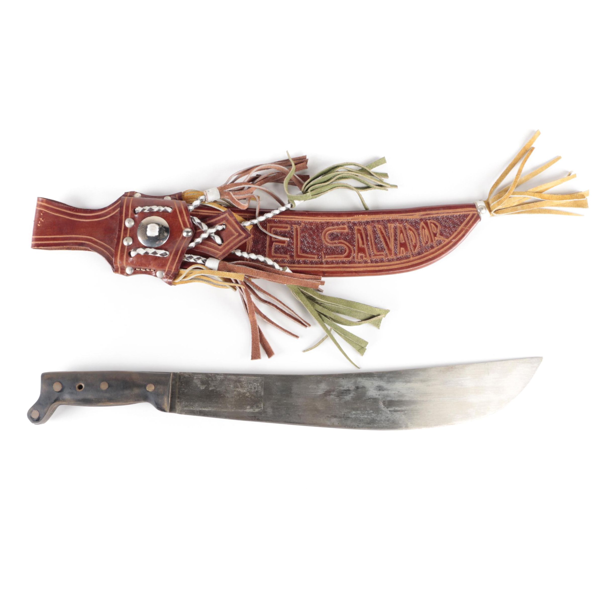 1950s Corneta Hi-Carbon Steel Machete, No. 127, El Salvador with ...