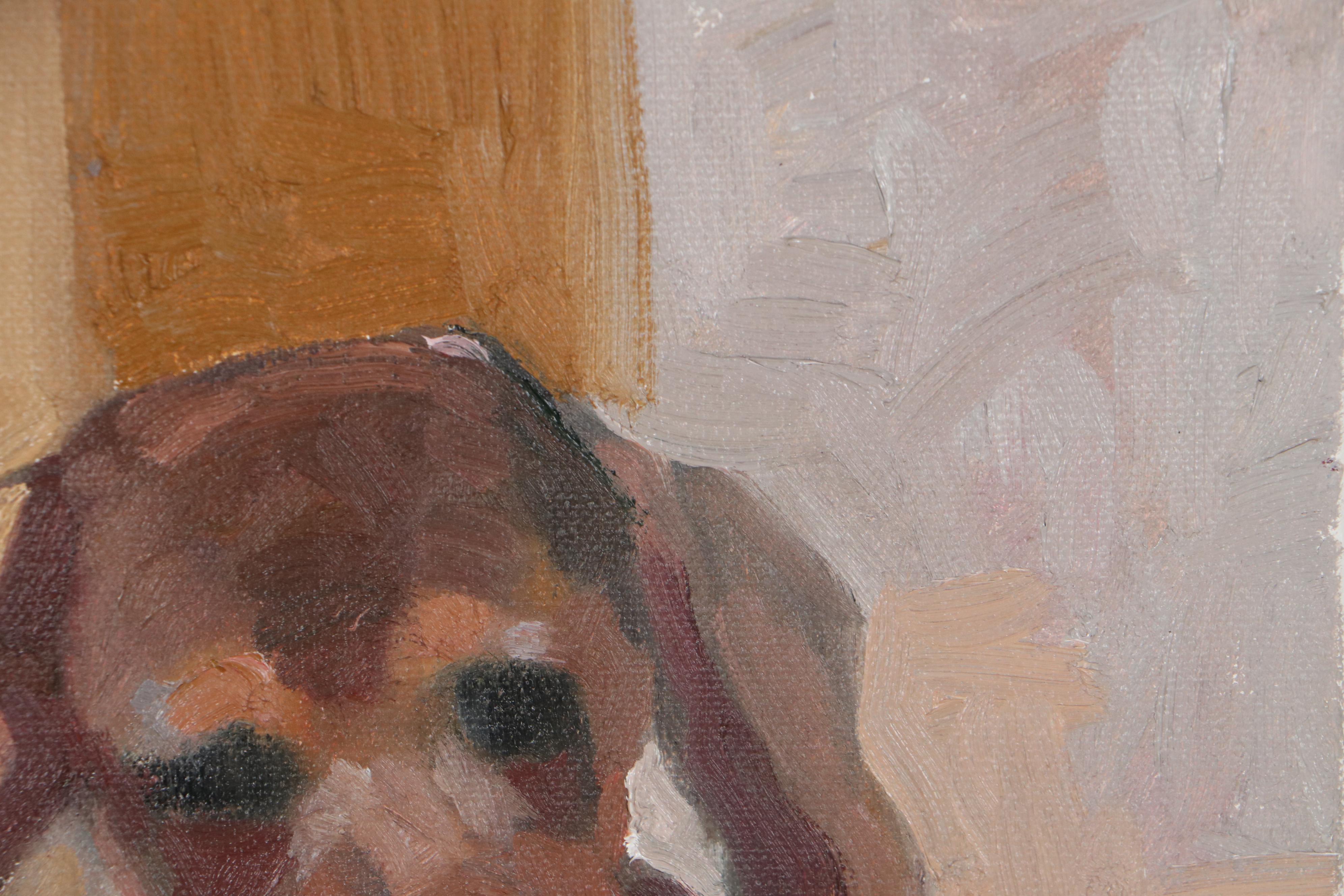 Sally Rosenbaum Oil Painting of Dachshund "The Doxie," 21st Century | EBTH