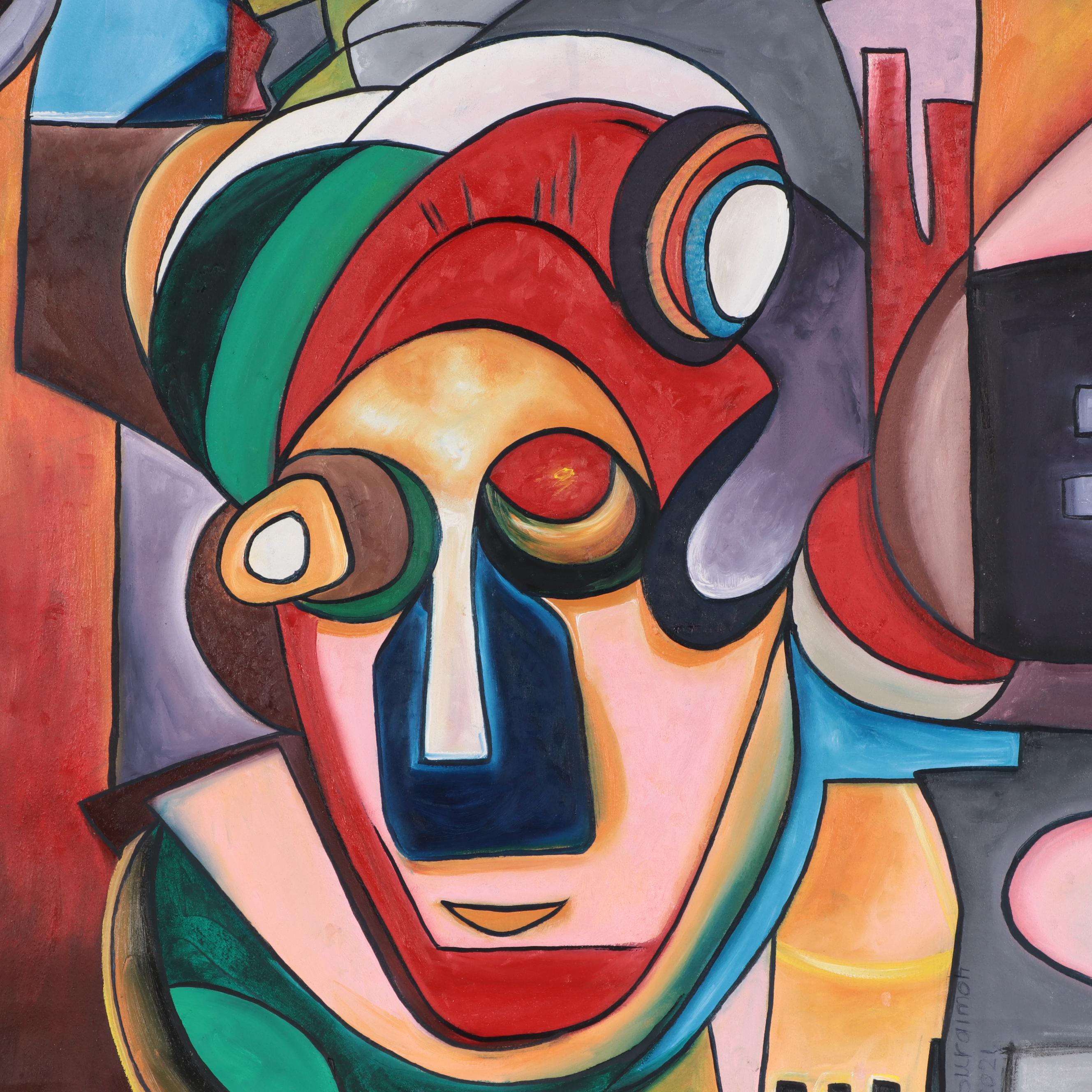 Boye Buraimoh Acrylic Painting "Gentle Personality," 21st Century | EBTH