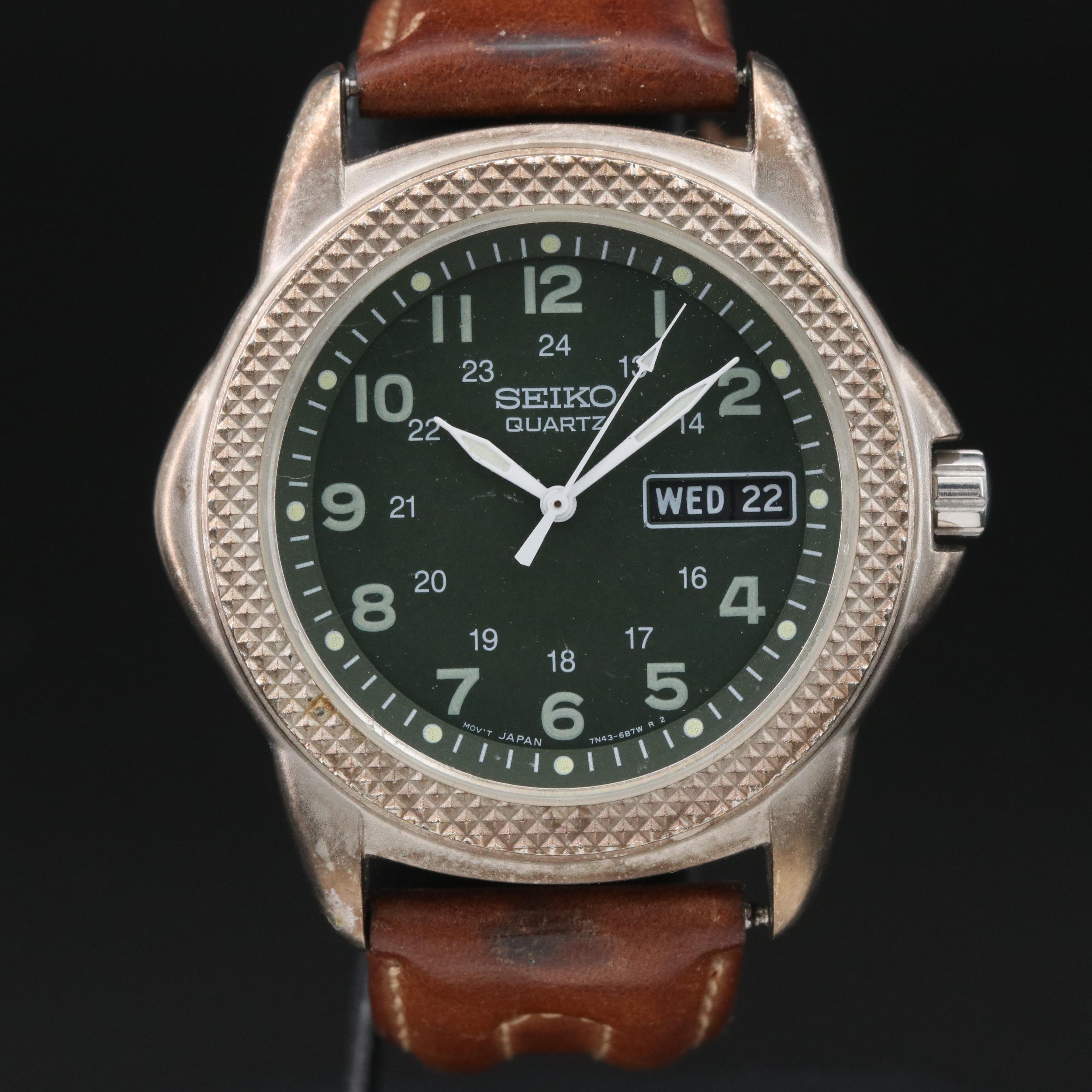 Seiko Quartz Day/Date Wristwatch | EBTH