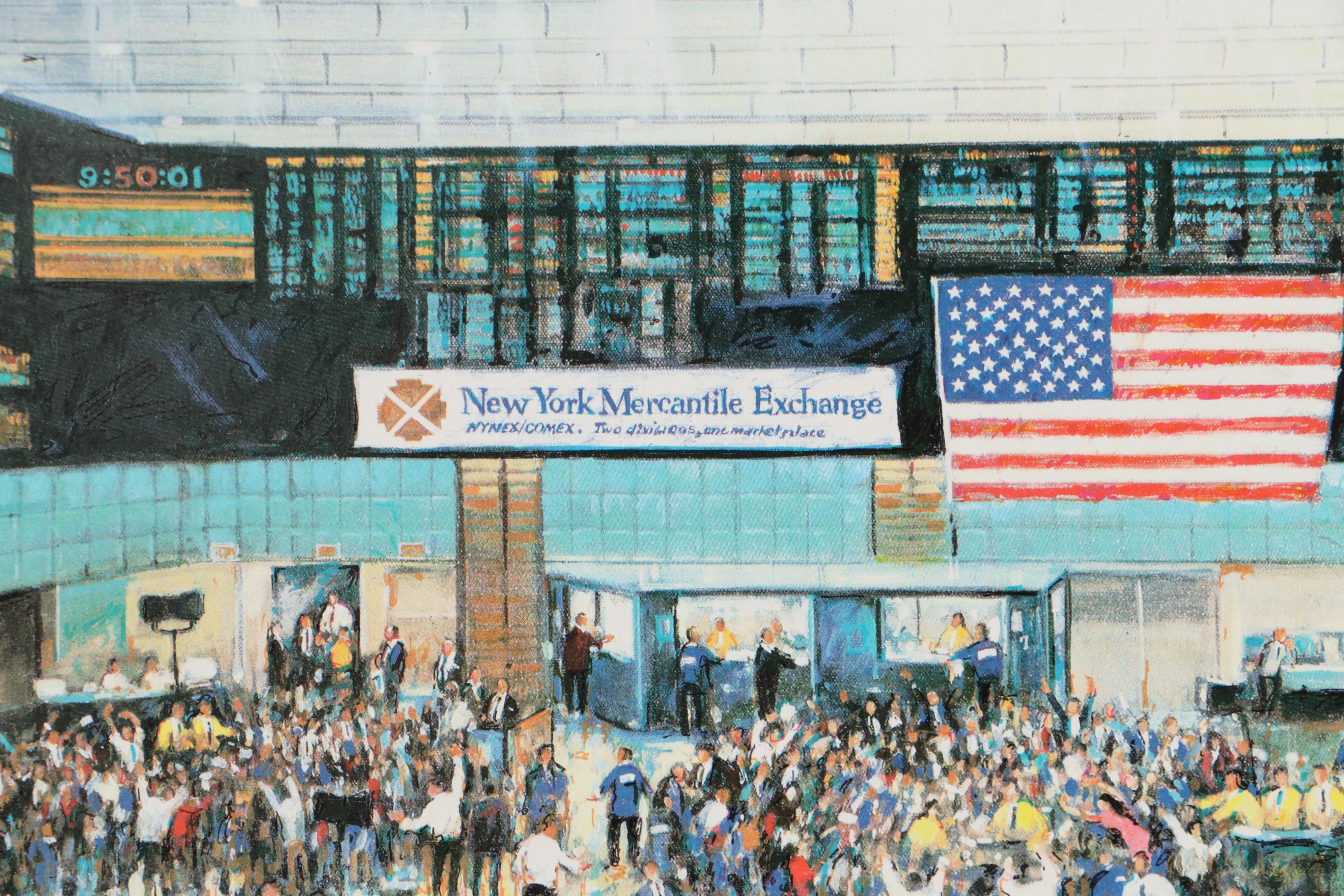 Kamil Kubik Offset Lithograph "New York Mercantile Exchange" | EBTH