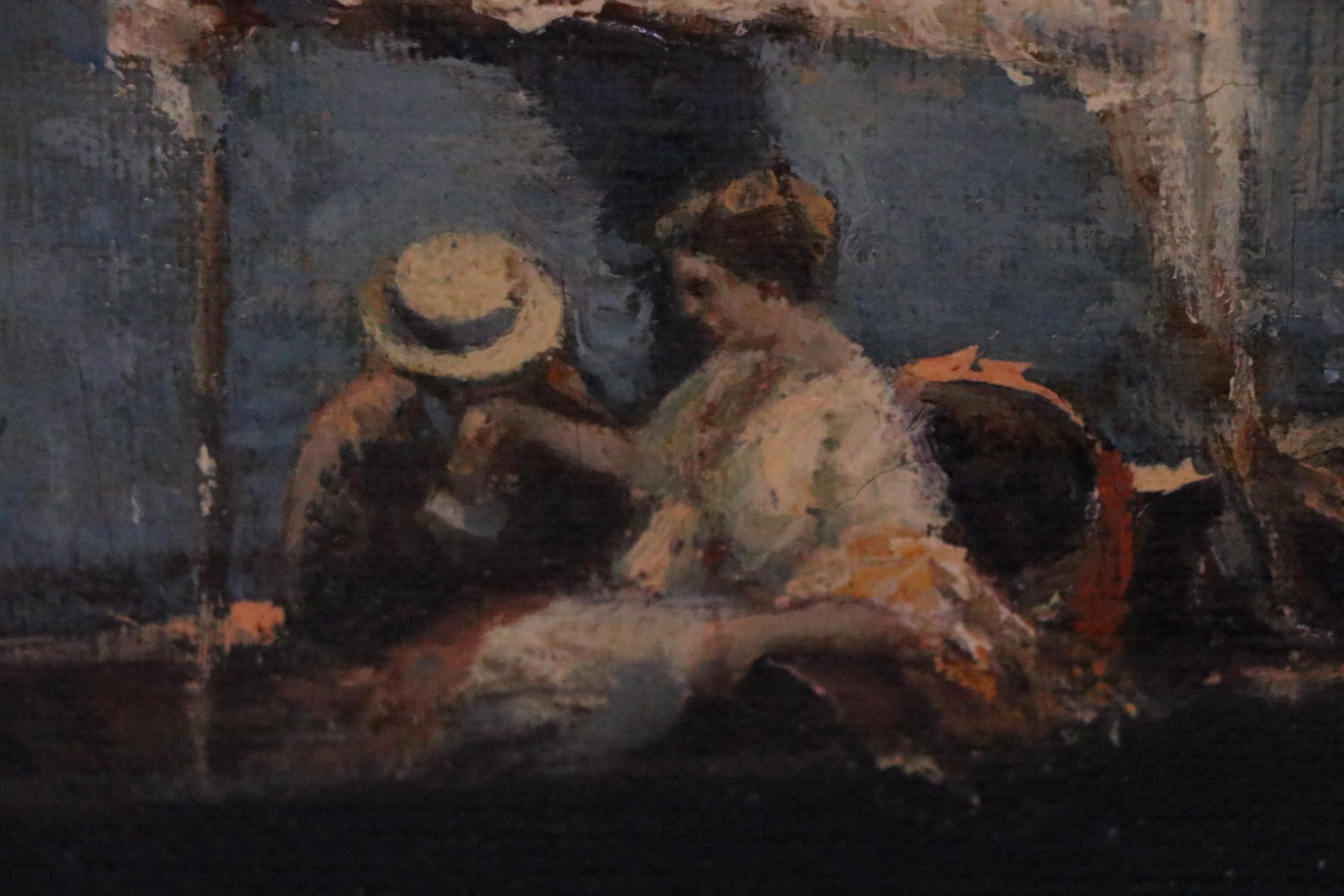 Nicholas Briganti Oil Painting of Venetian Canal Scene | EBTH