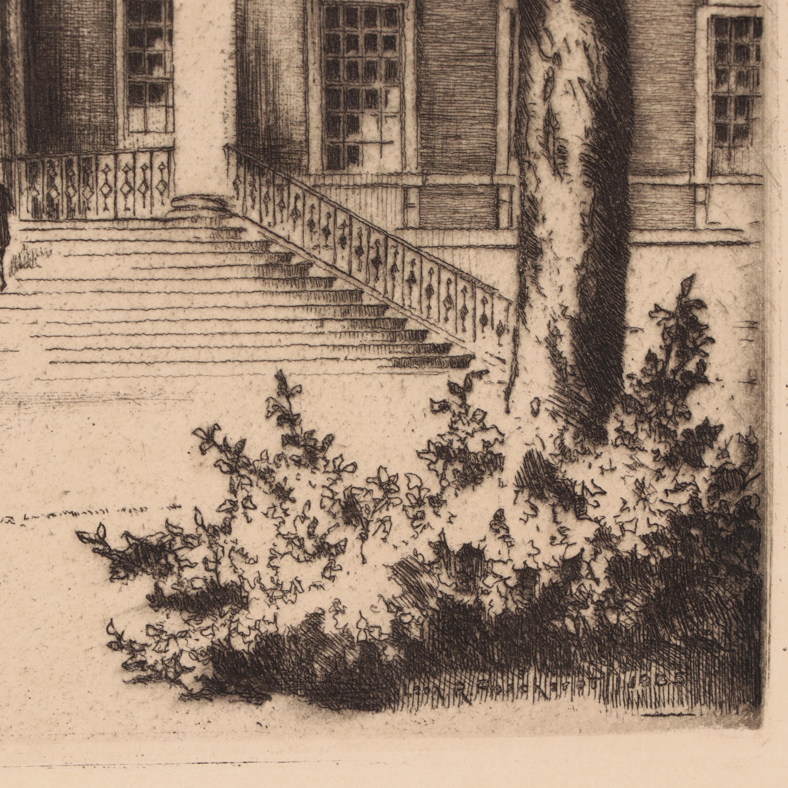 Léon R. Pescheret Etchings of Chicago Monuments, Circa 1930 | EBTH