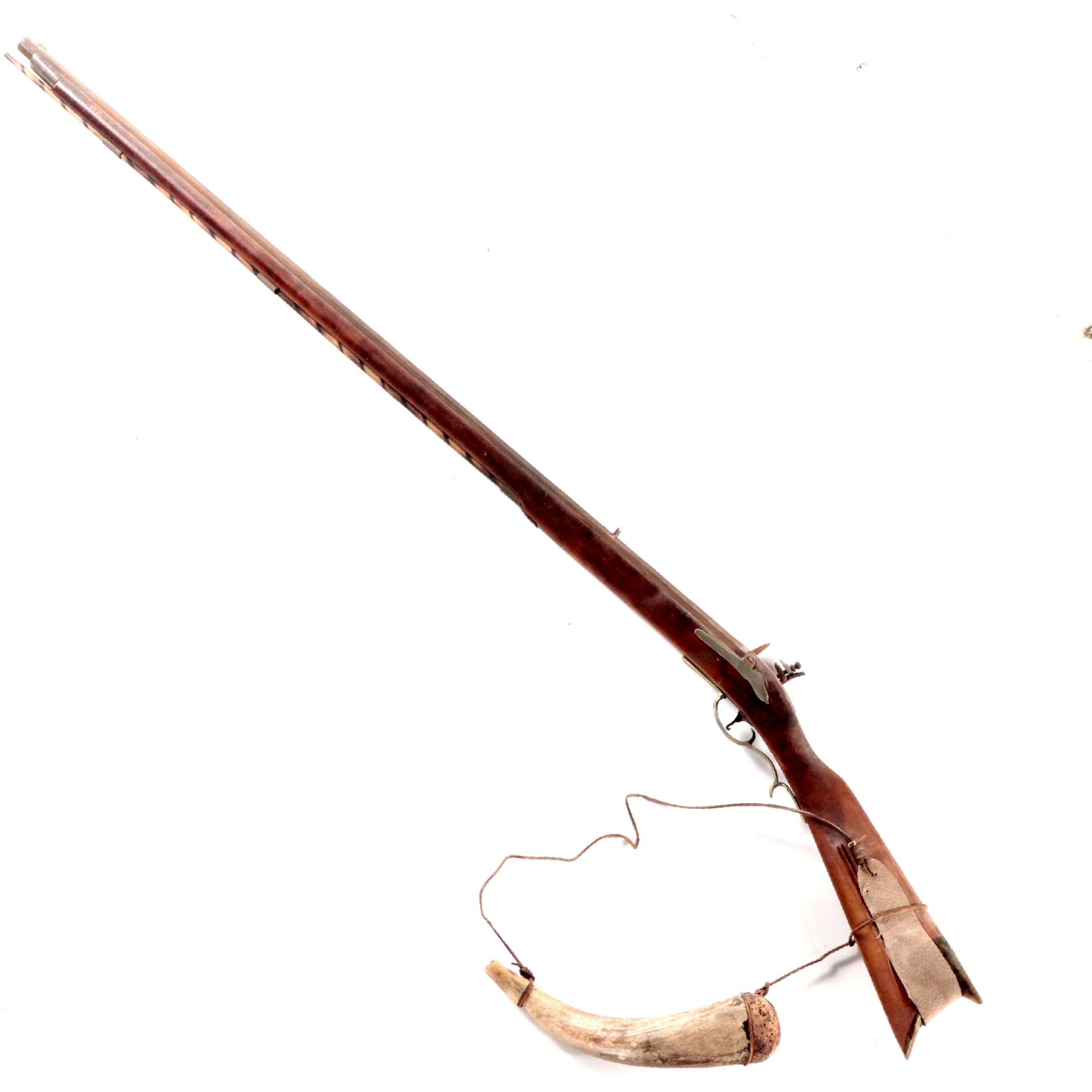 Dixie Gun Works .32 Flintlock Rifle with Powder Horn | EBTH