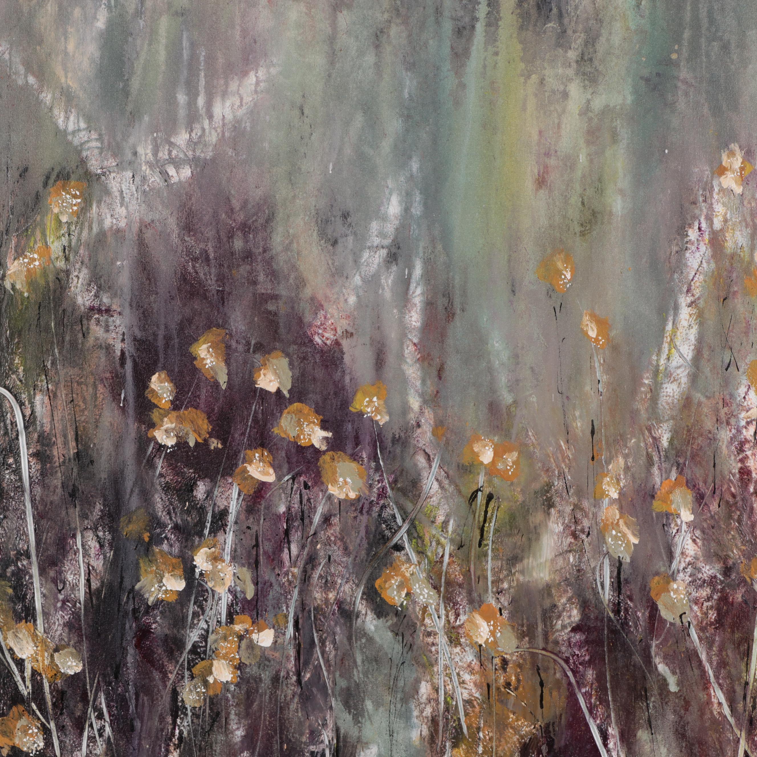 Anthony "Nino" Sarti Large-Scale Acrylic Painting "Moonlight Canopy" | EBTH