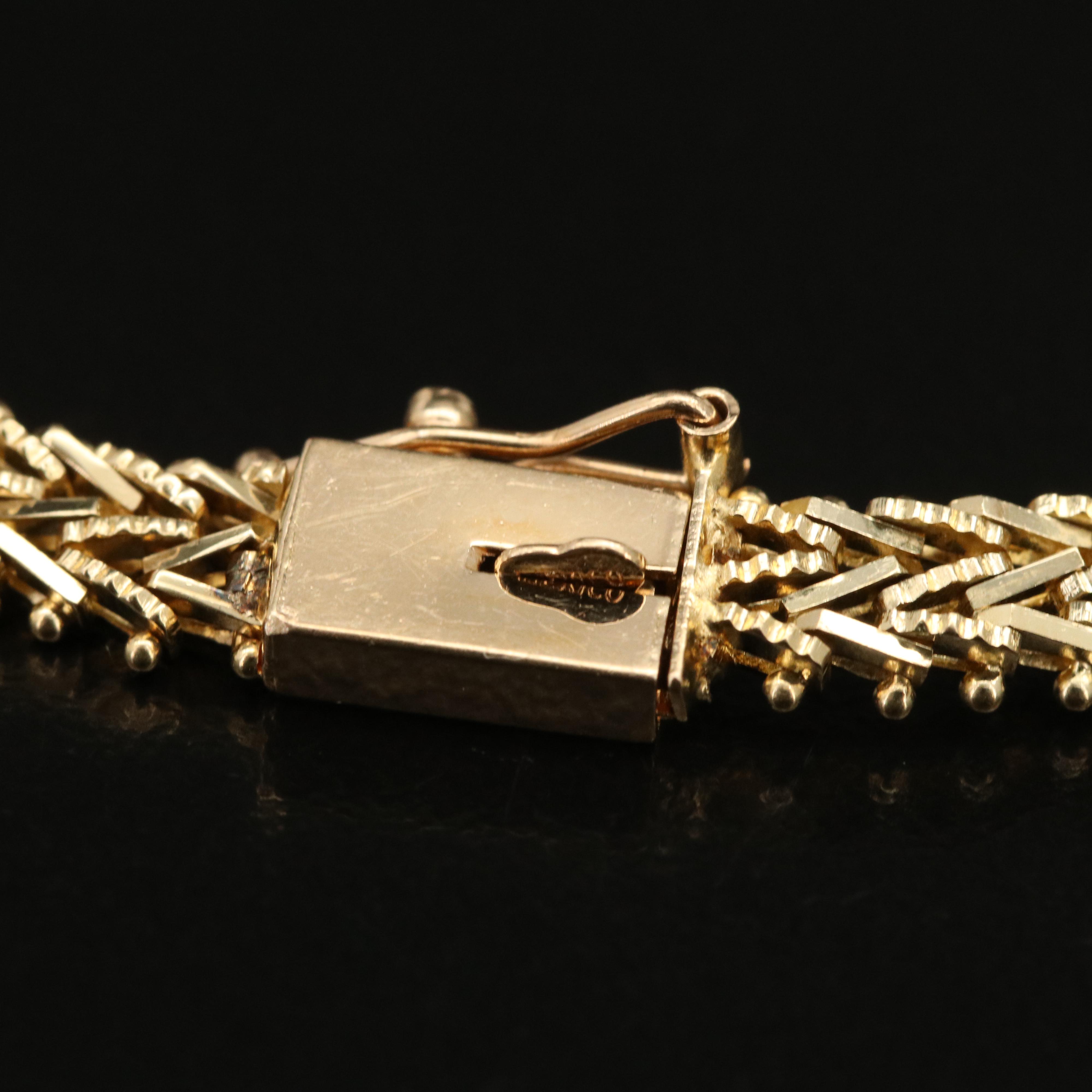 14K Riccio Link Bracelet | EBTH