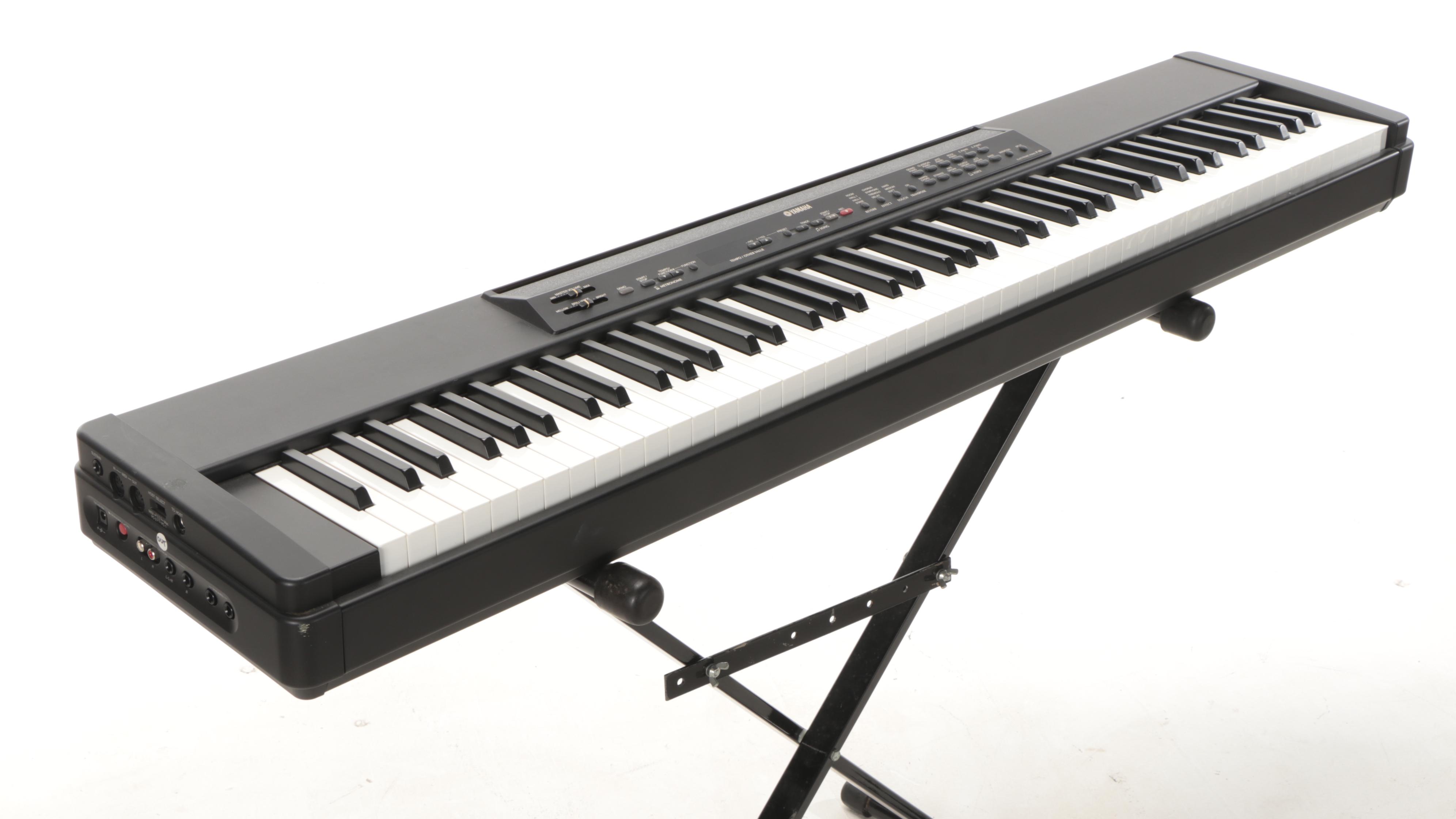 Yamaha P-80 88-Key Electric Piano Keyboard with Stand, Carrying Case ...