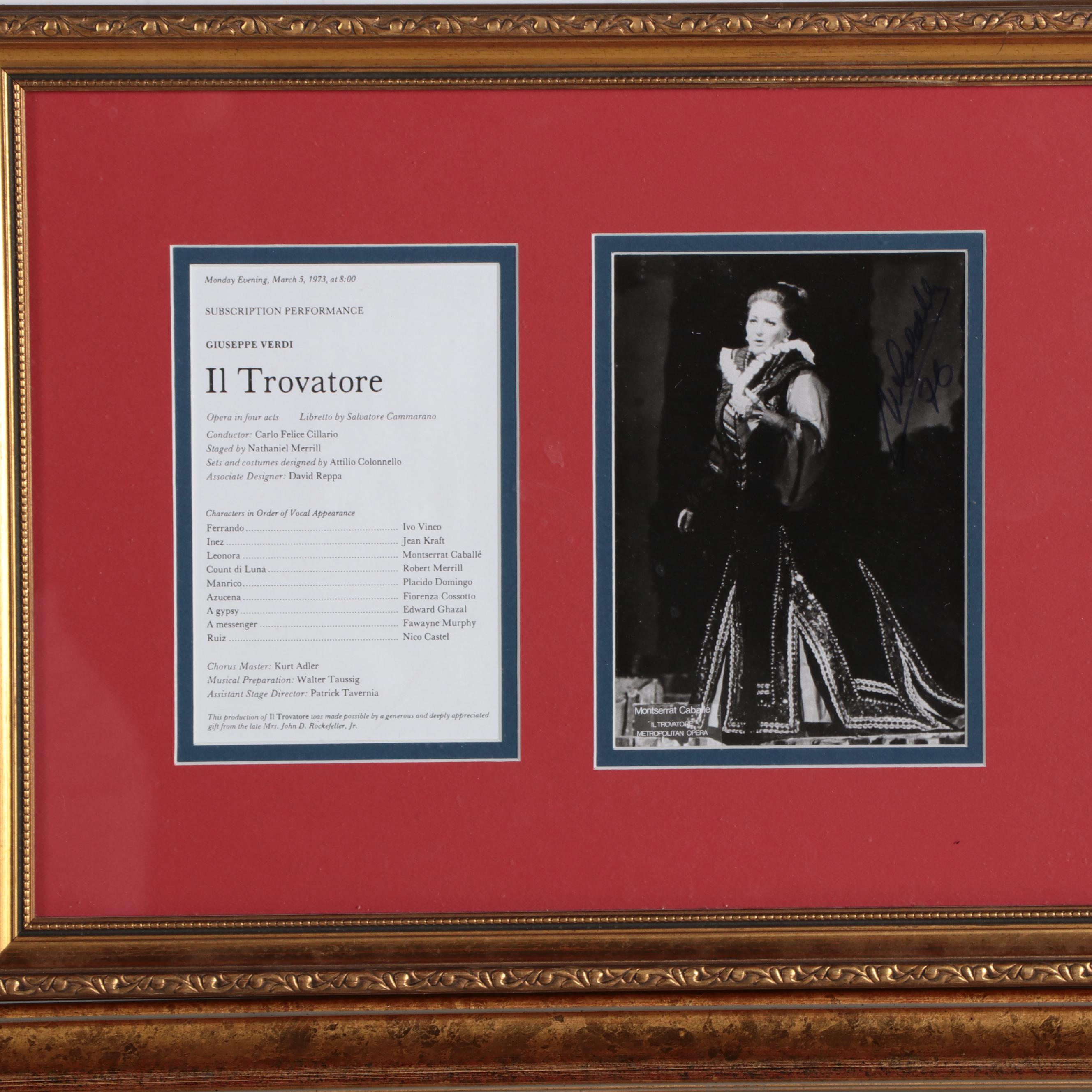 Paul Plishka, Anna Moffo, Rosa Ponselle, Franco Corelli Signed Opera ...