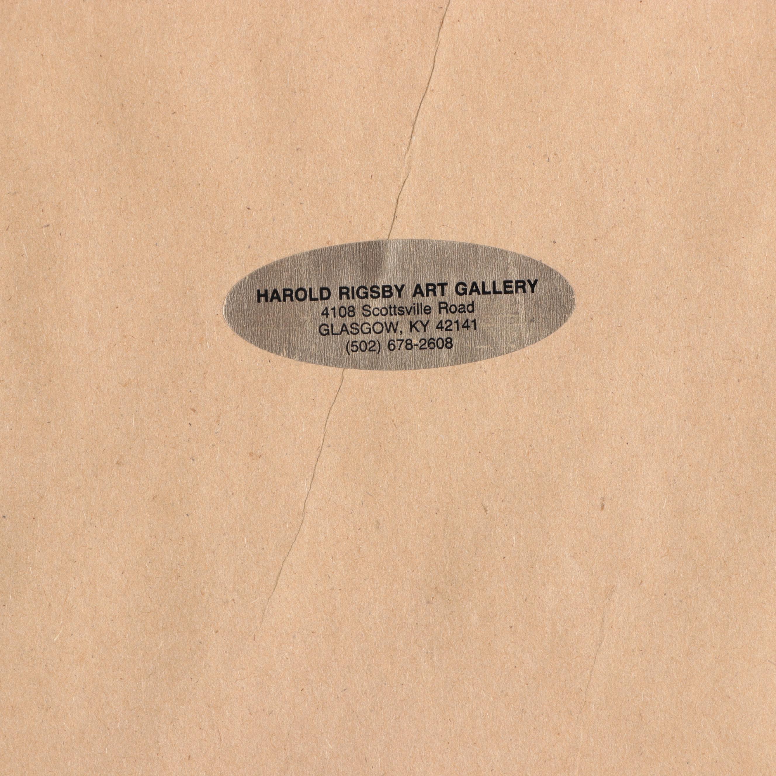 Harold Rigsby Offset Lithograph "African Lion III," 1985 | EBTH