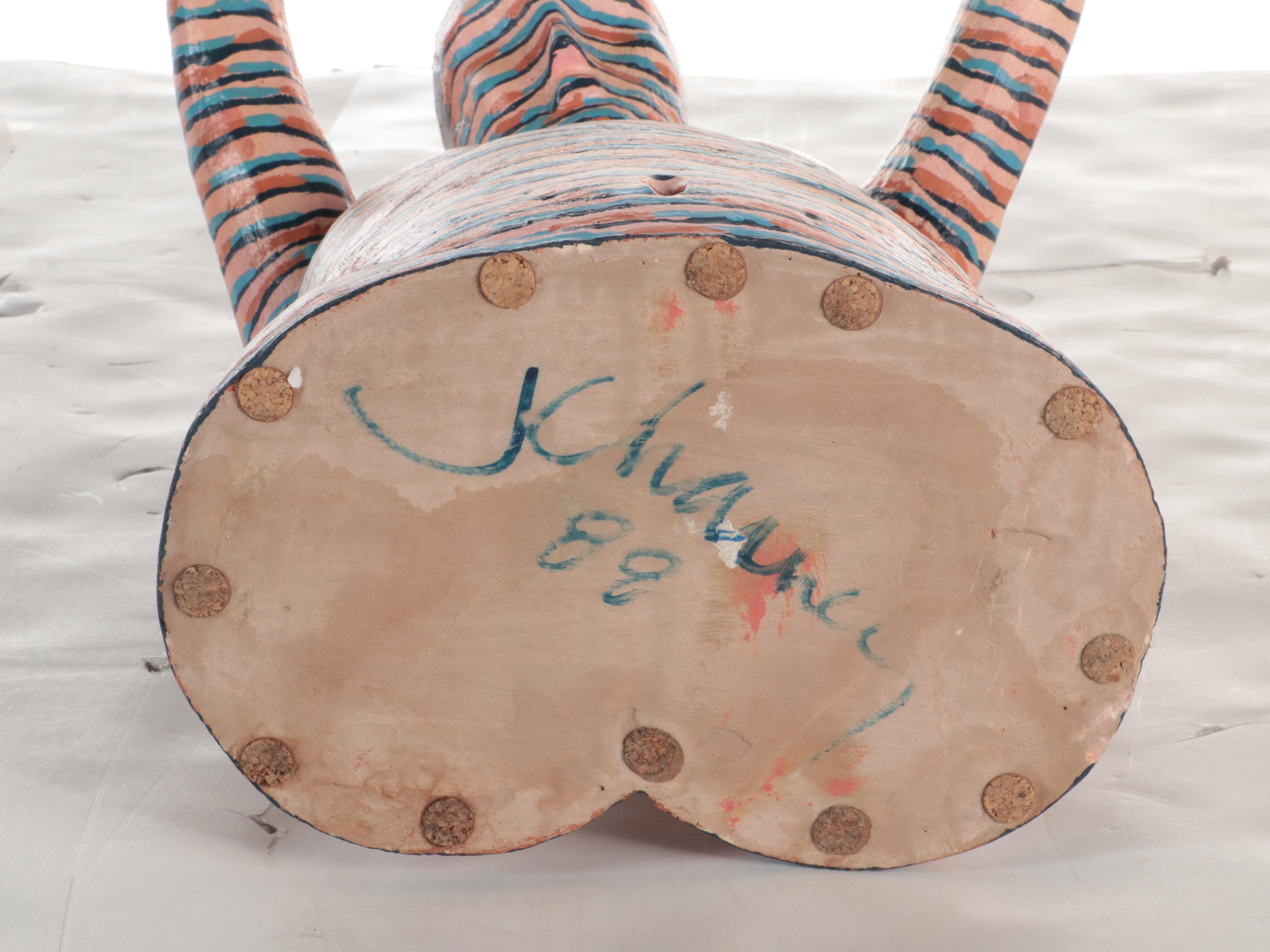 Jack Charney Figural Ceramic Sculpture, 1988 | EBTH