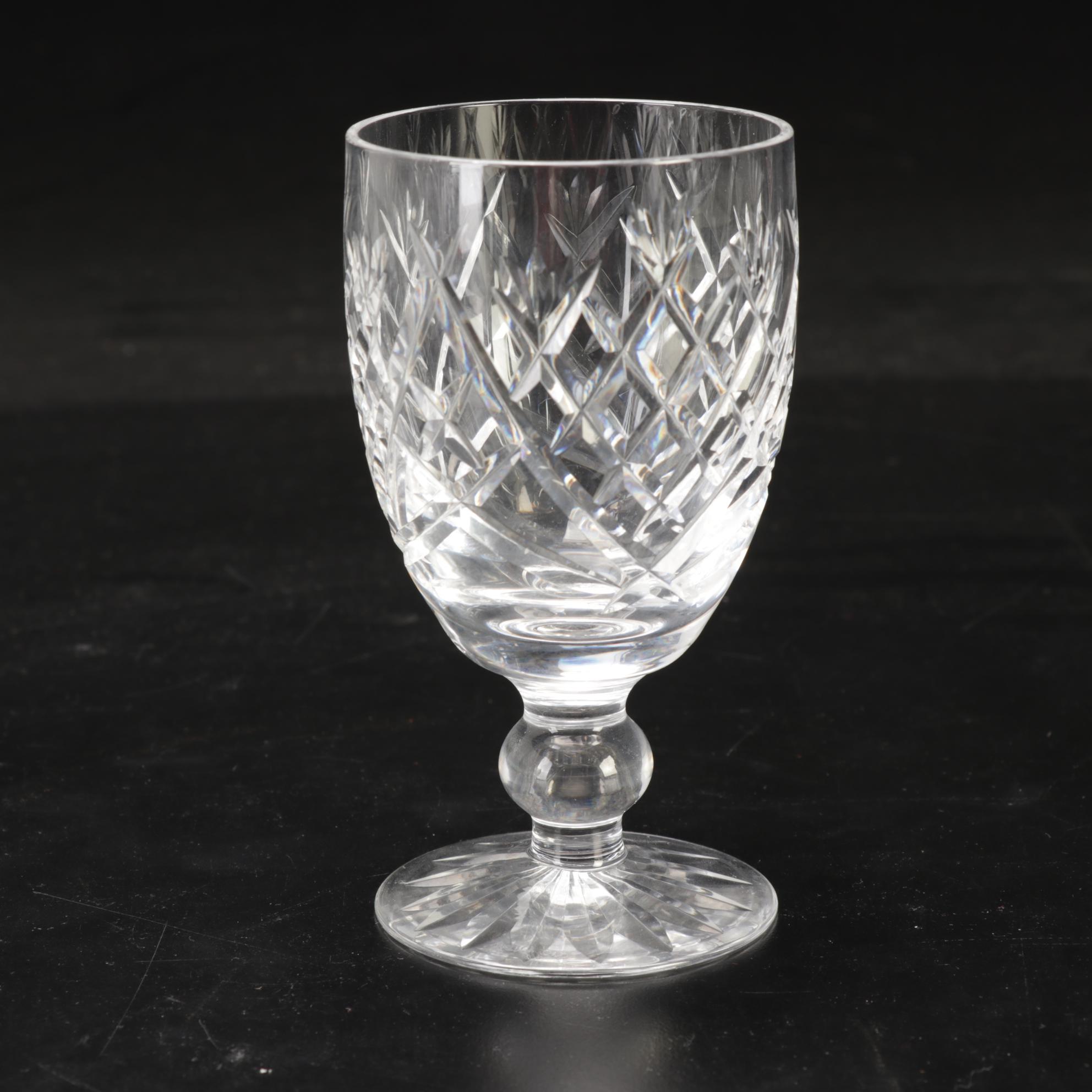 Waterford "Donegal" Crystal Short Stem Sherry Glasses | EBTH