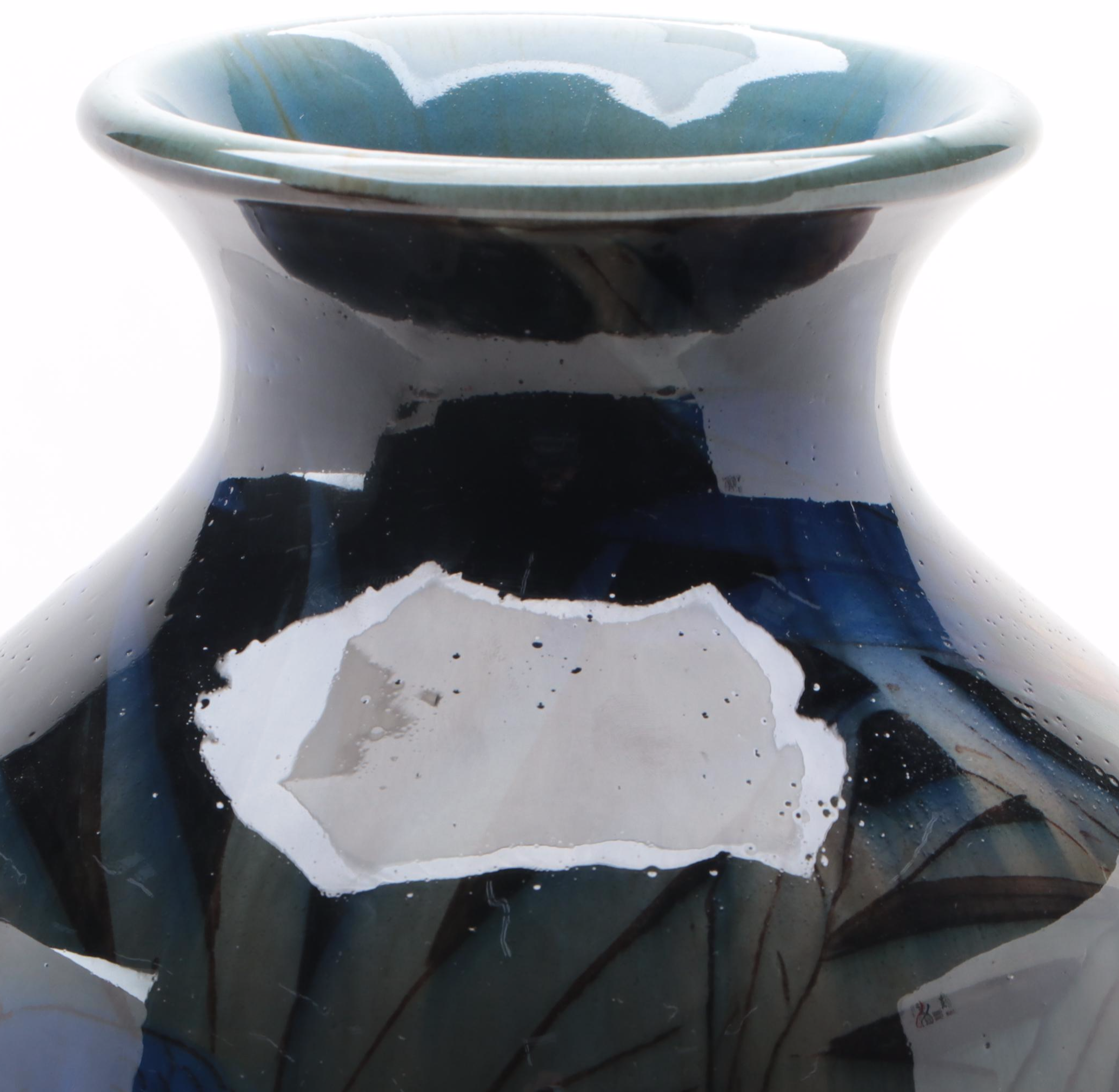 Kataro Shirayamadani for Rookwood Pottery Hand-Painted Parrot Vase ...